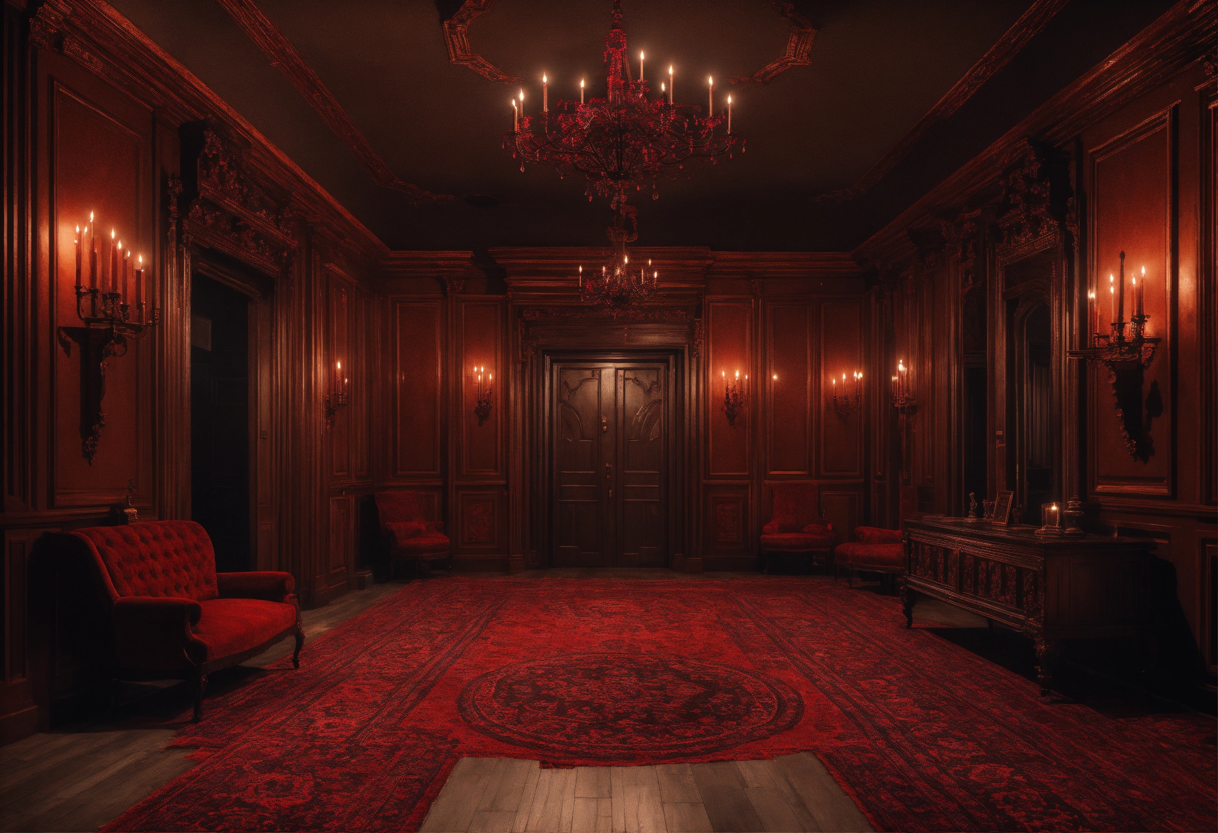 Lexica - A dark modern vampire manor hall