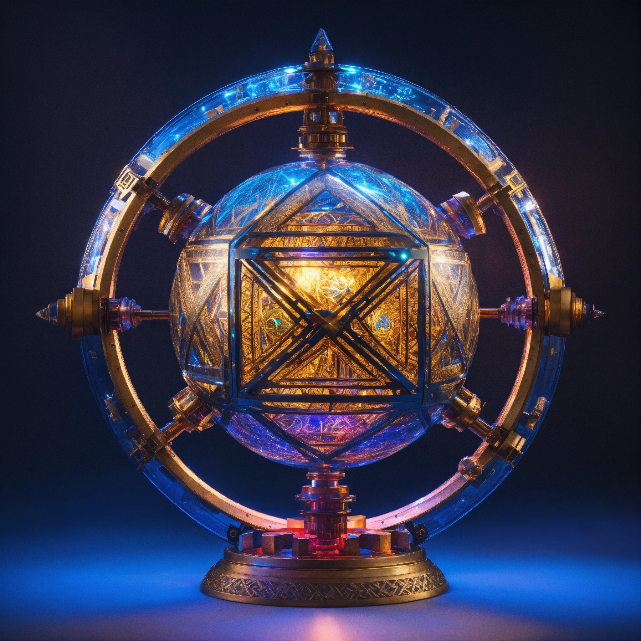 Lexica - An enigmatic spherical machine made of metal and glass ...