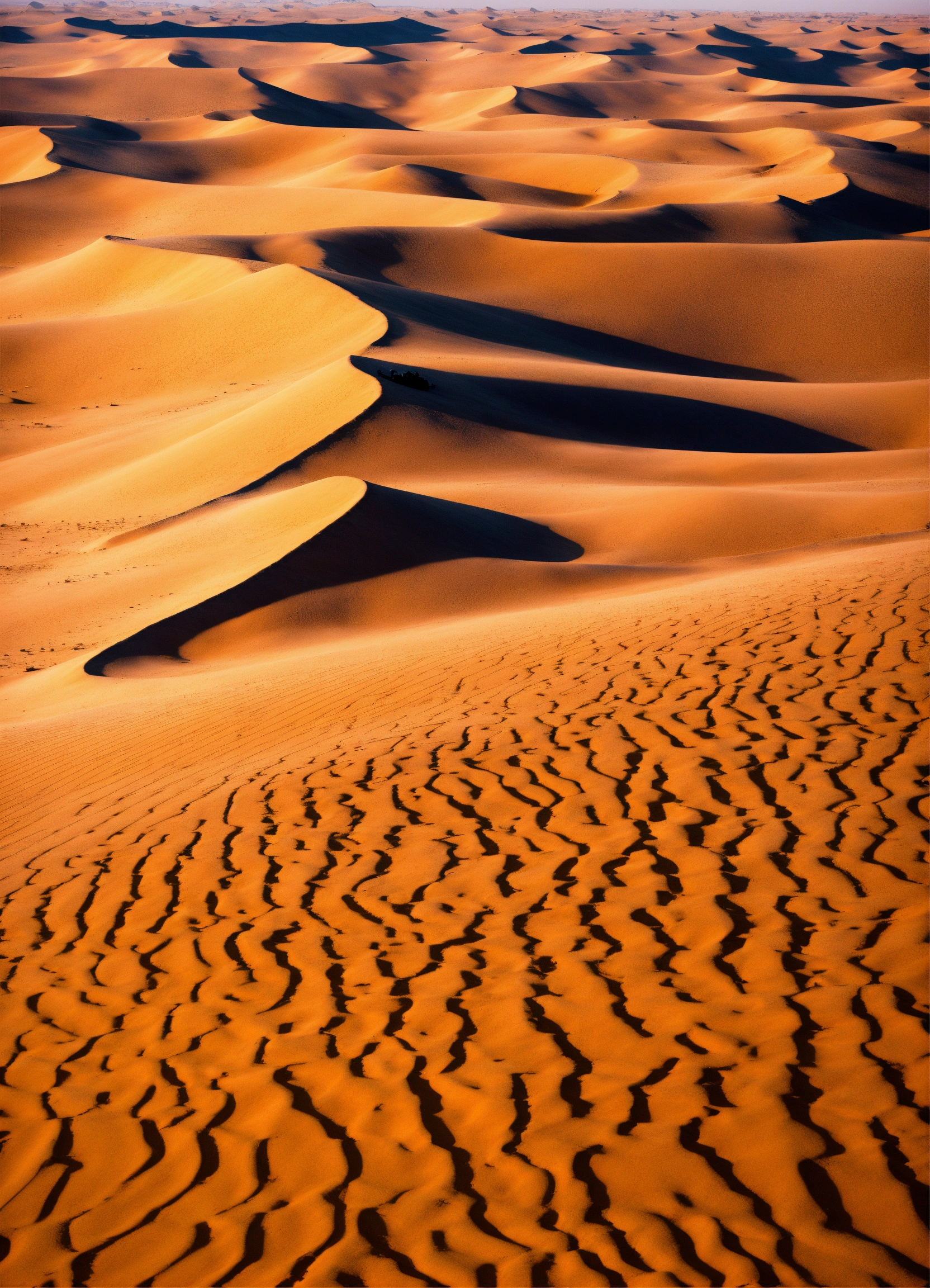 Lexica - Jigsaw puzzle in the Sahara desert.