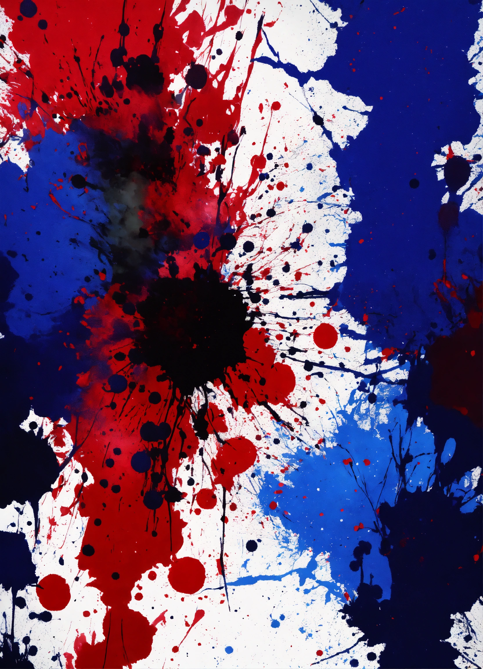 Lexica - RED BLACK AND BLUE INK SPLATTER GRUNGE BACKGROUND ABSTRACT 4K ...