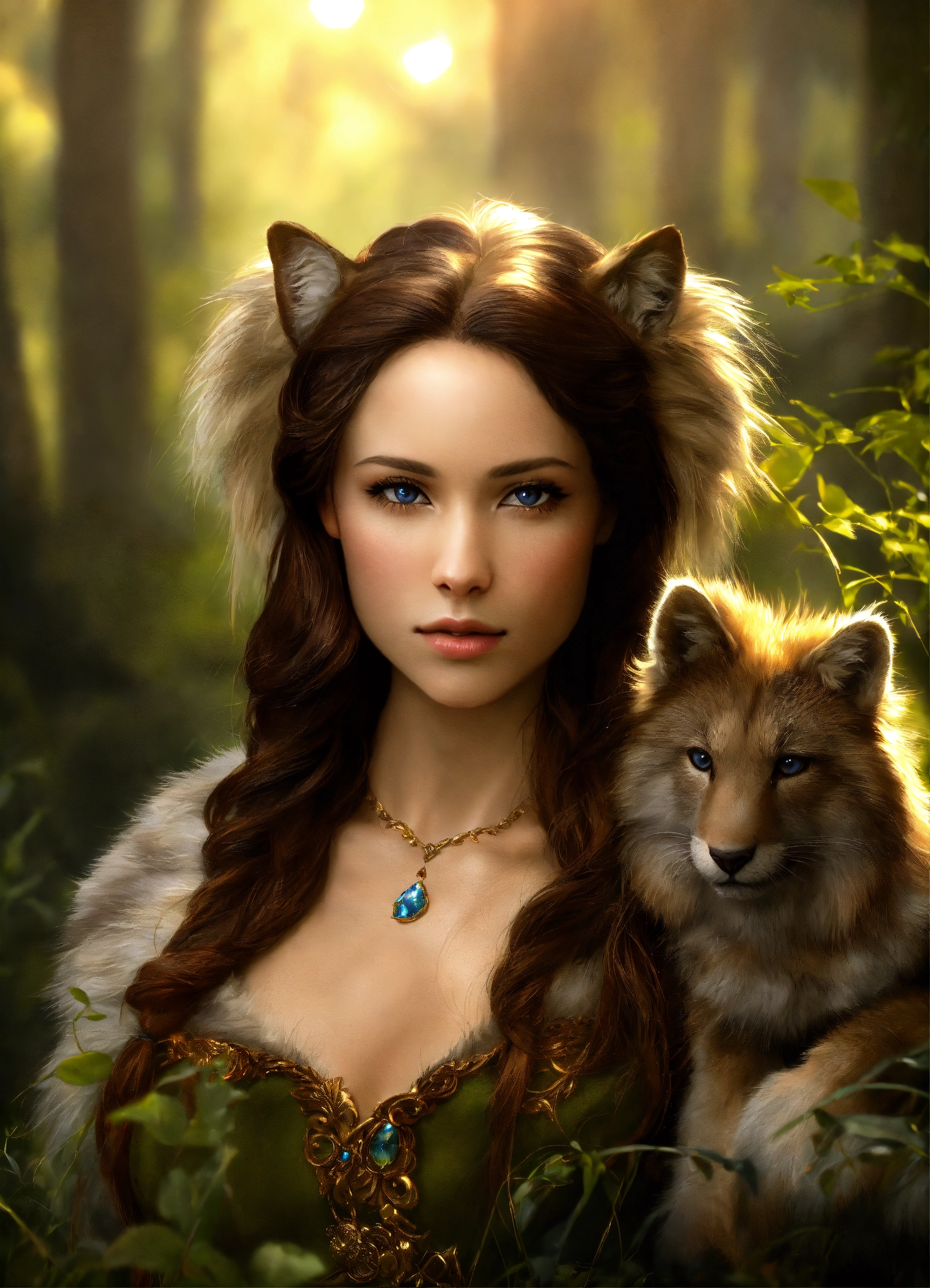 Lexica - Enchantresses, and a beautiful furry creature .perfect clarity ...