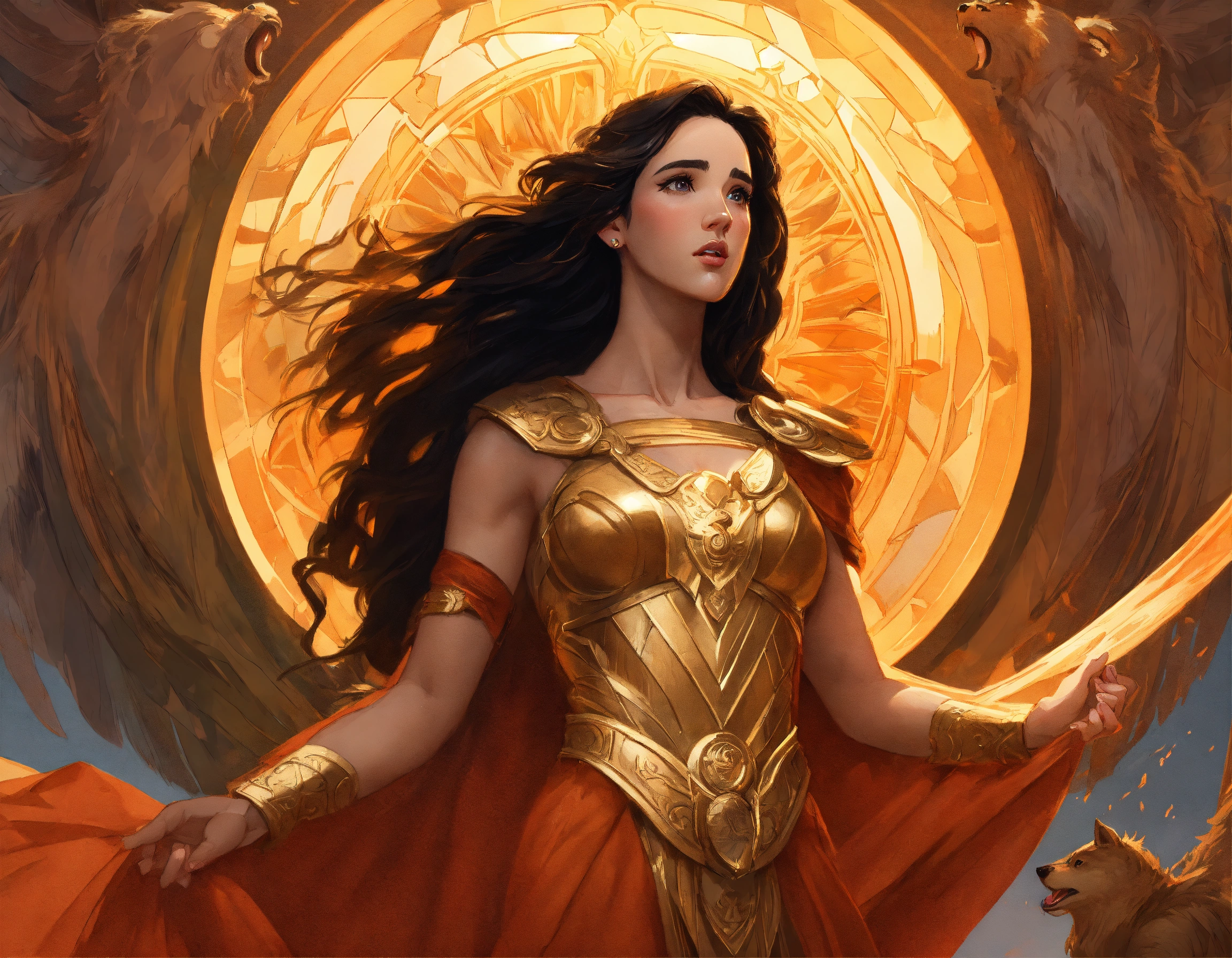Lexica - Ultra realistic illustration, Jennifer Connelly as goddess ...