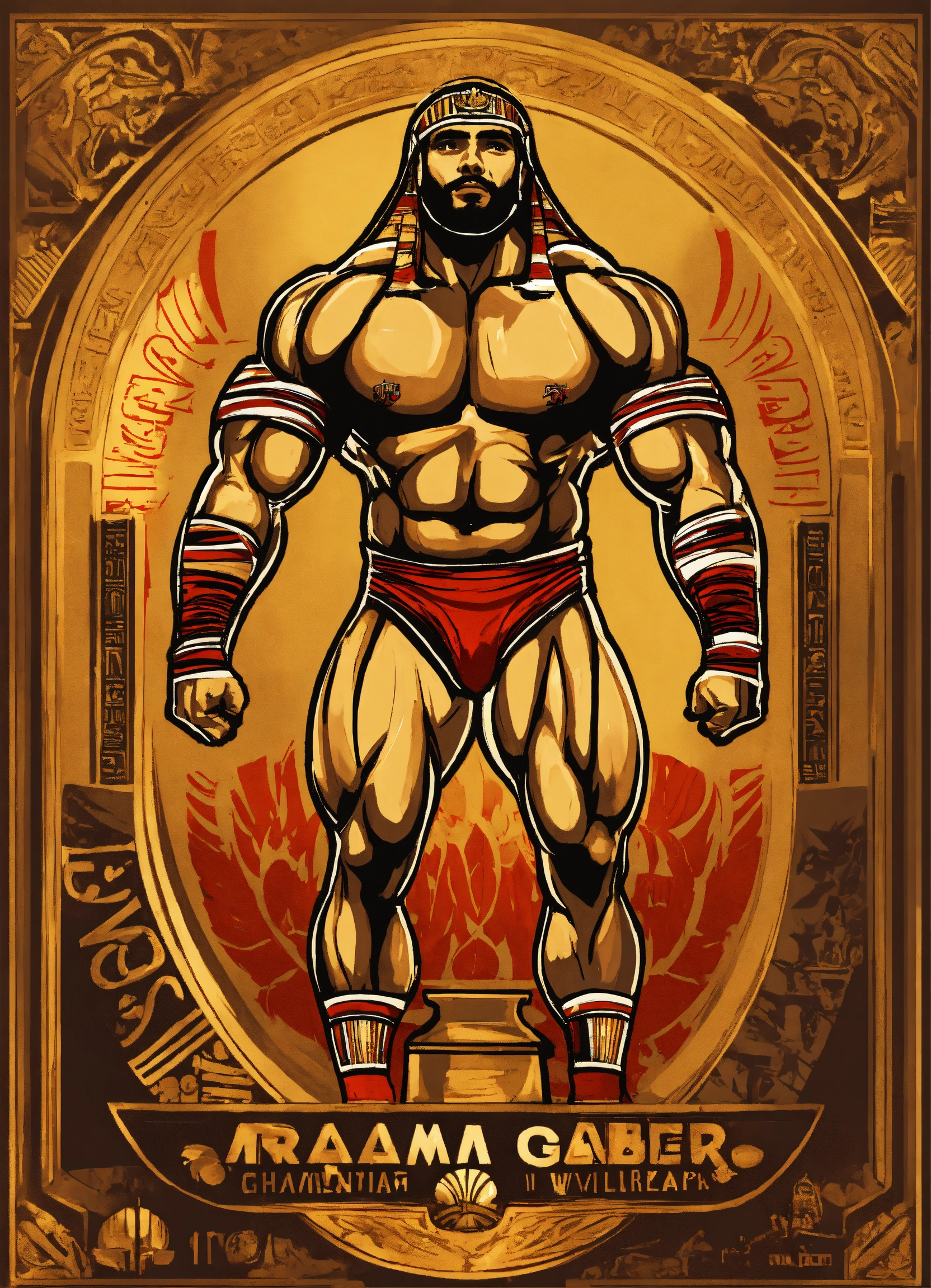 Lexica - "A design that represents the renowned Egyptian athlete Karam ...