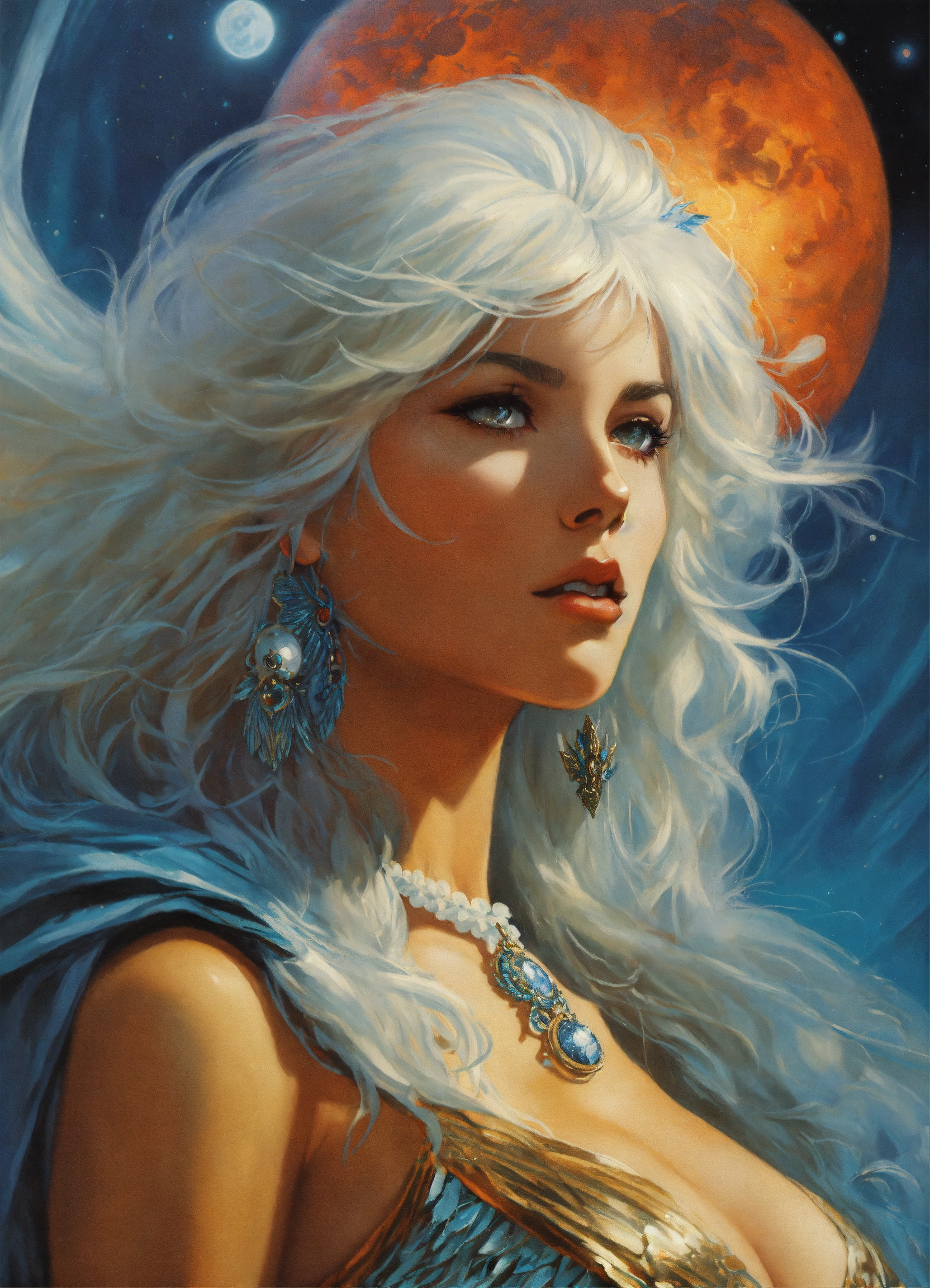 Lexica - 1960s hyper surrealism, photo-realistic, beautiful female ...