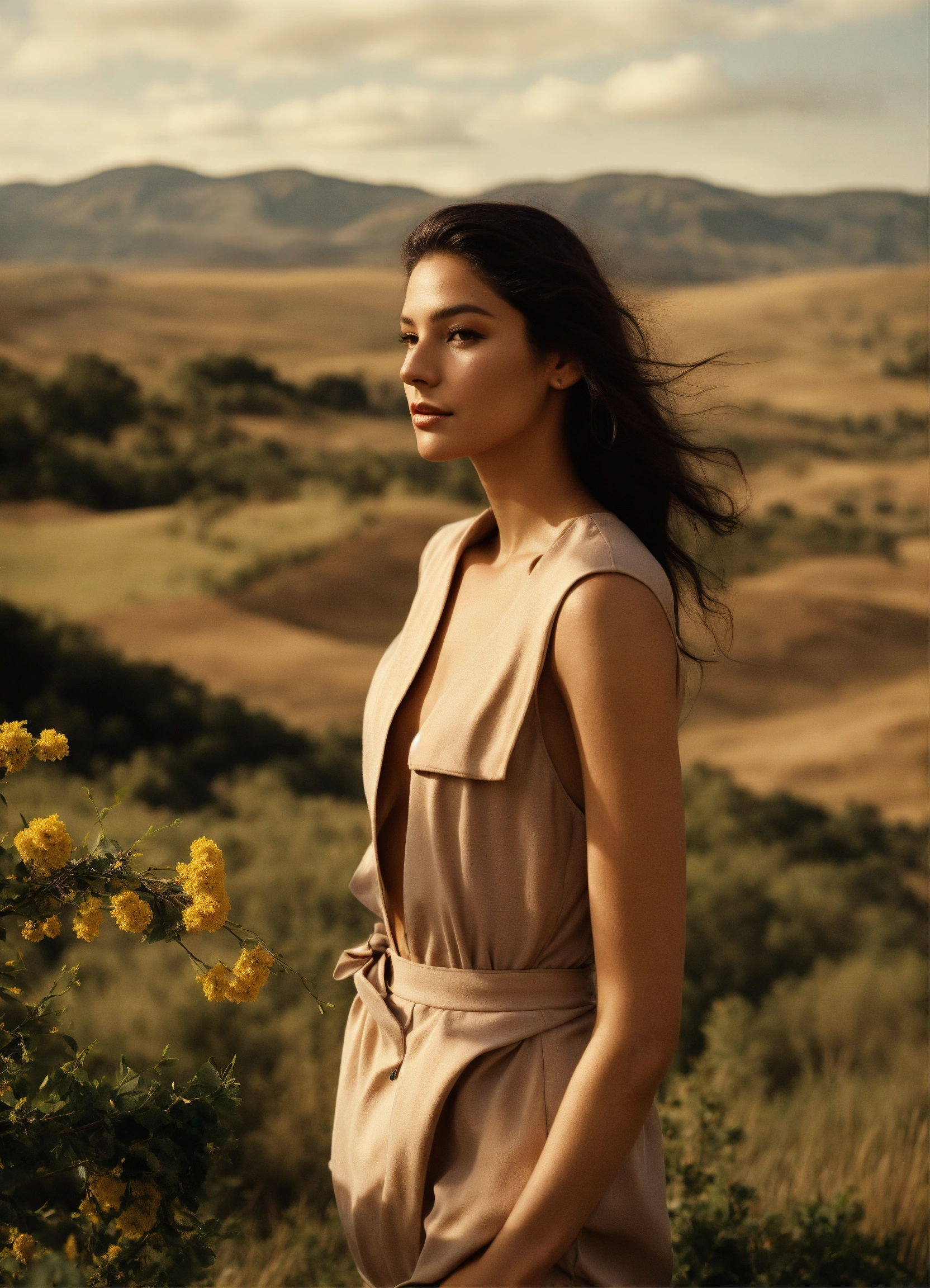 Lexica - Portrait of beautiful latin fashion model , dreamy, photoshoot ...