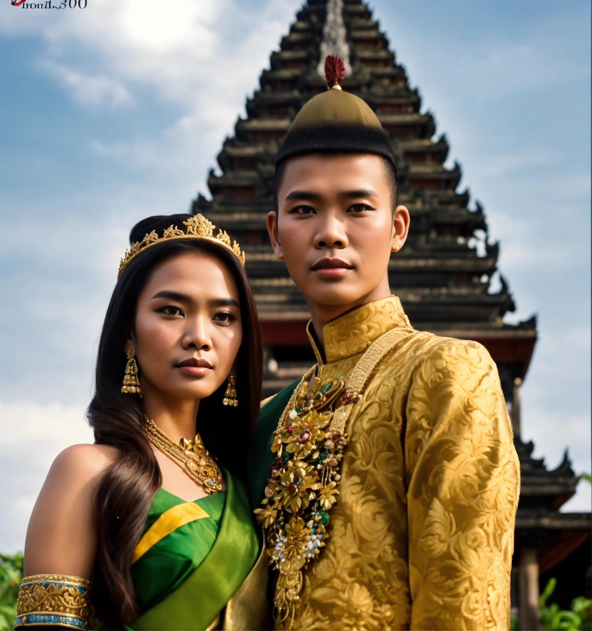 Lexica - Handsome Javanese majapahit king and beautiful majapahit queen