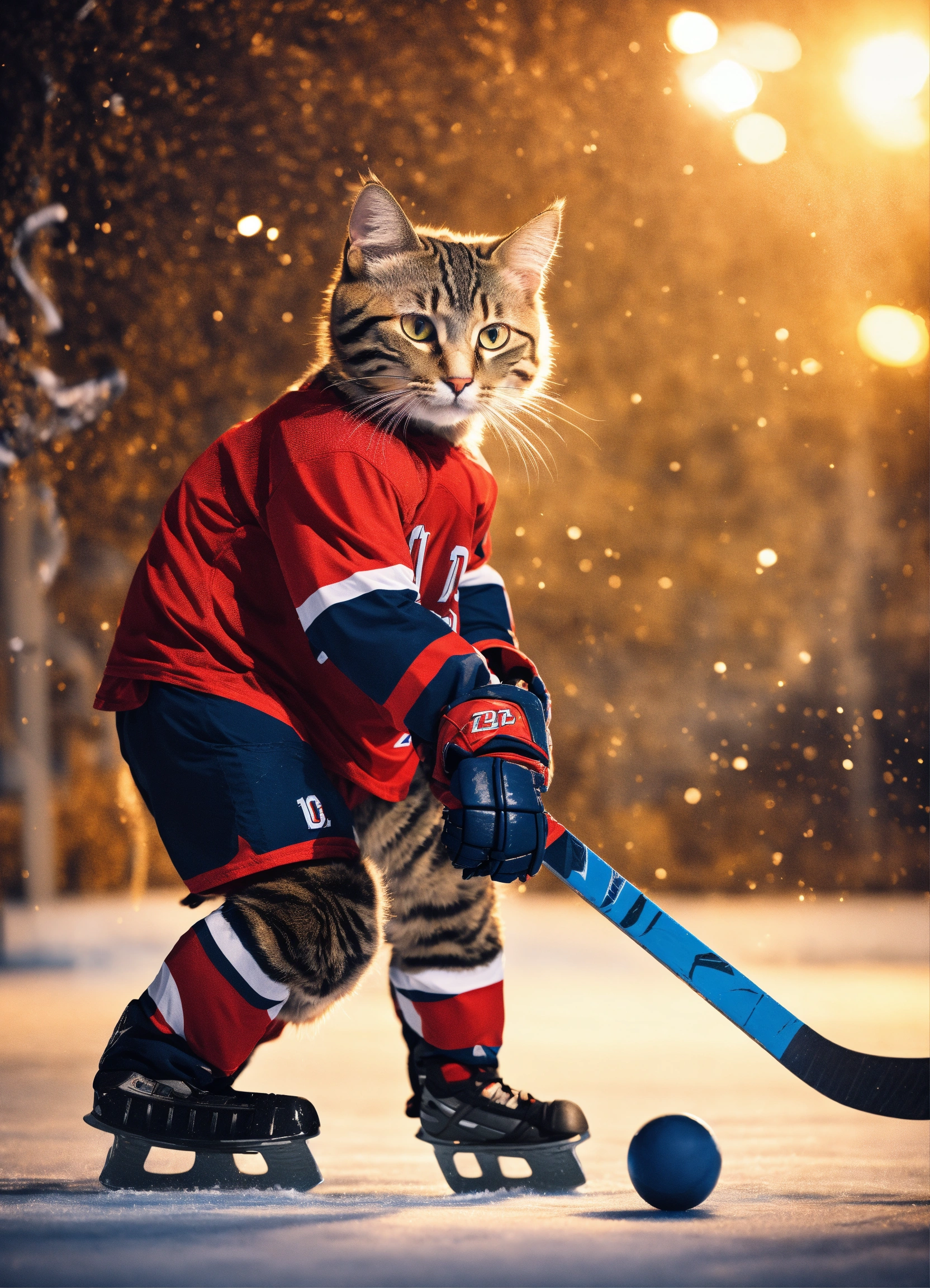 Lexica - Cats playing hockey