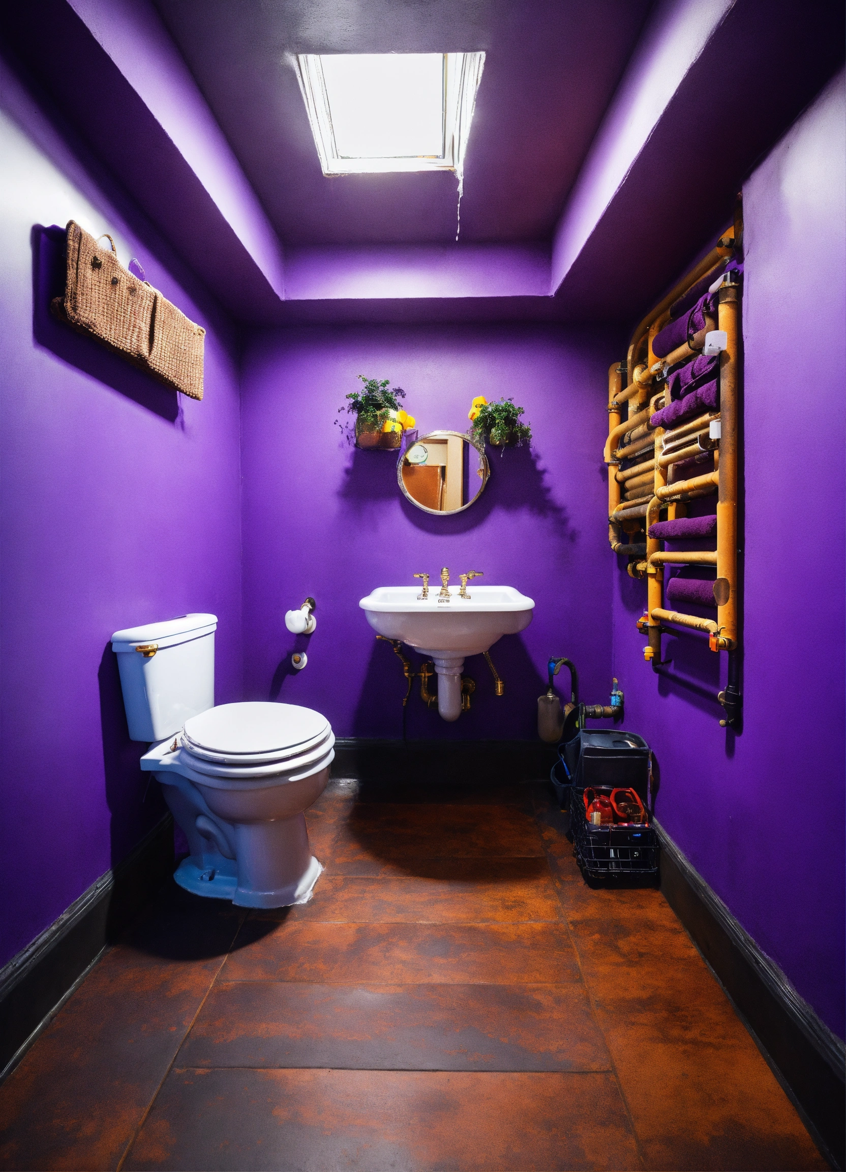 Lexica - Purple color plumber drain clog service