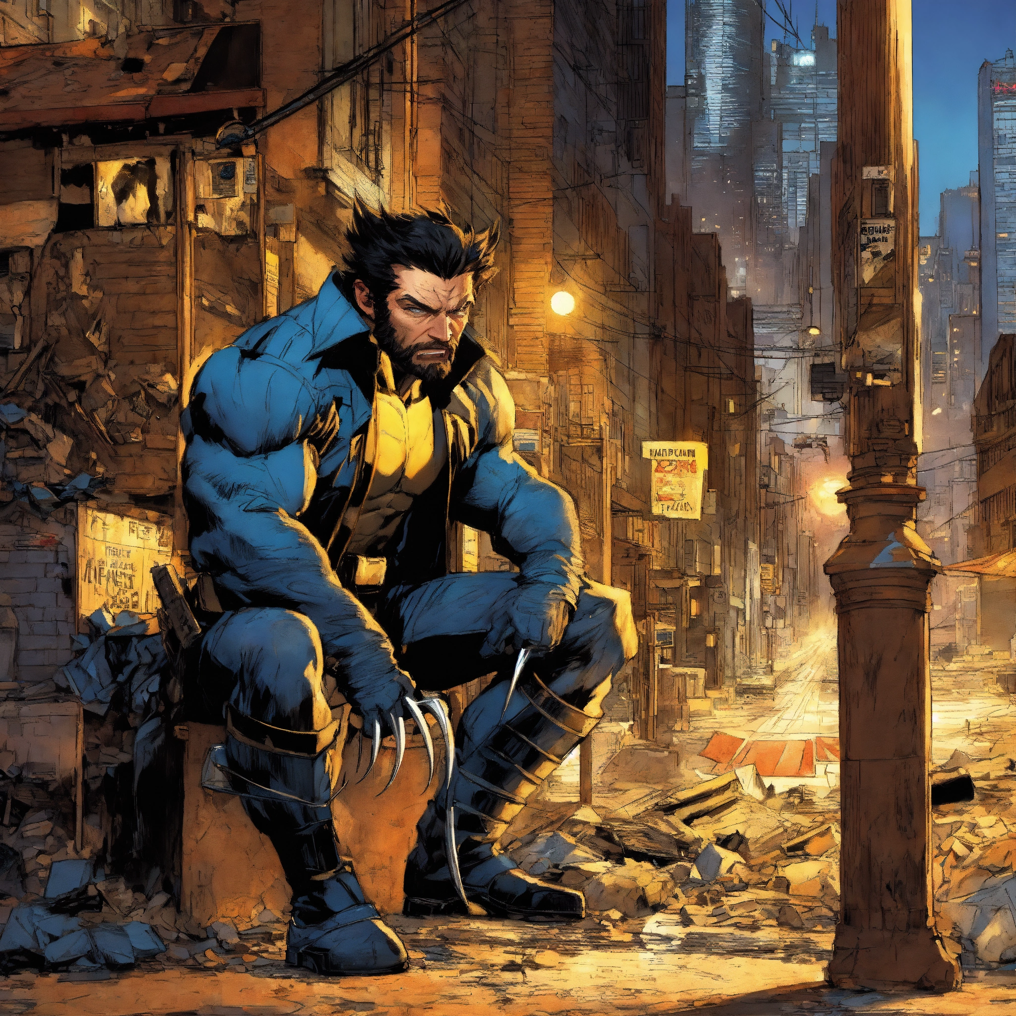 Lexica - Imagine Wolverine drawn realistically by Todd McFarlane in the ...