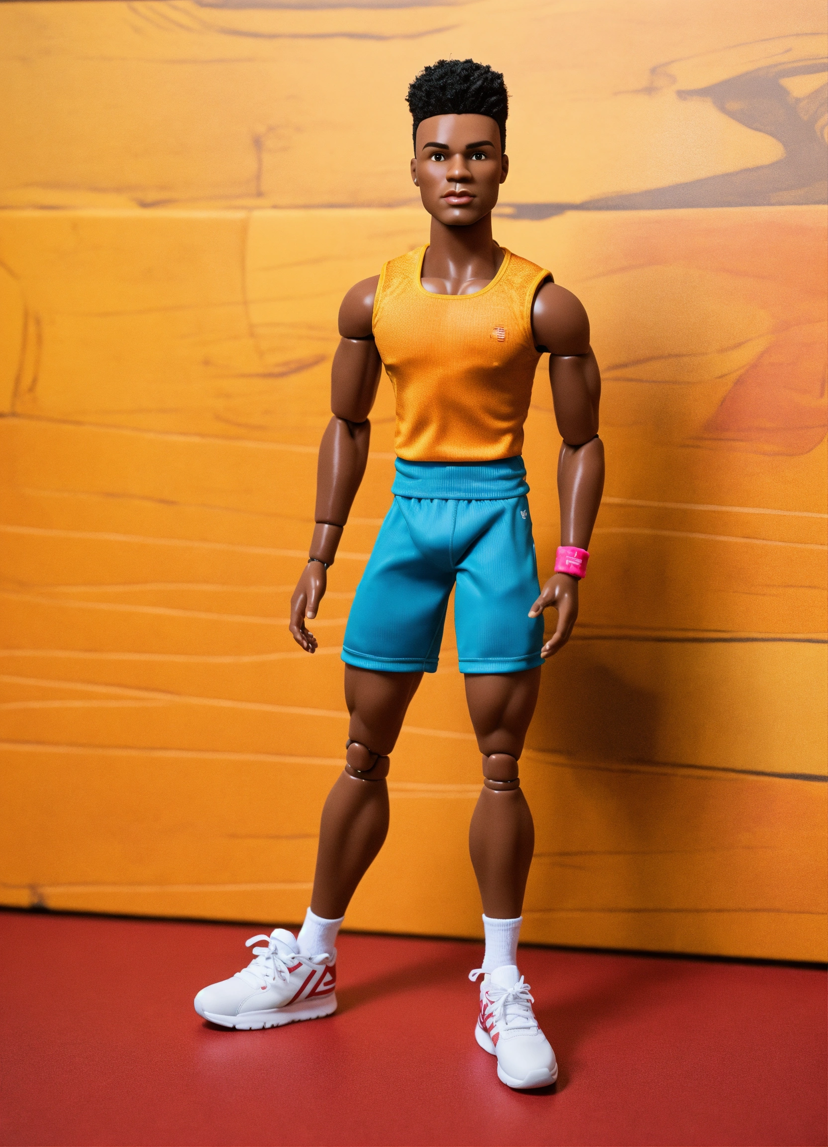 Lexica - Design an athletic African American Ken doll in workout ...