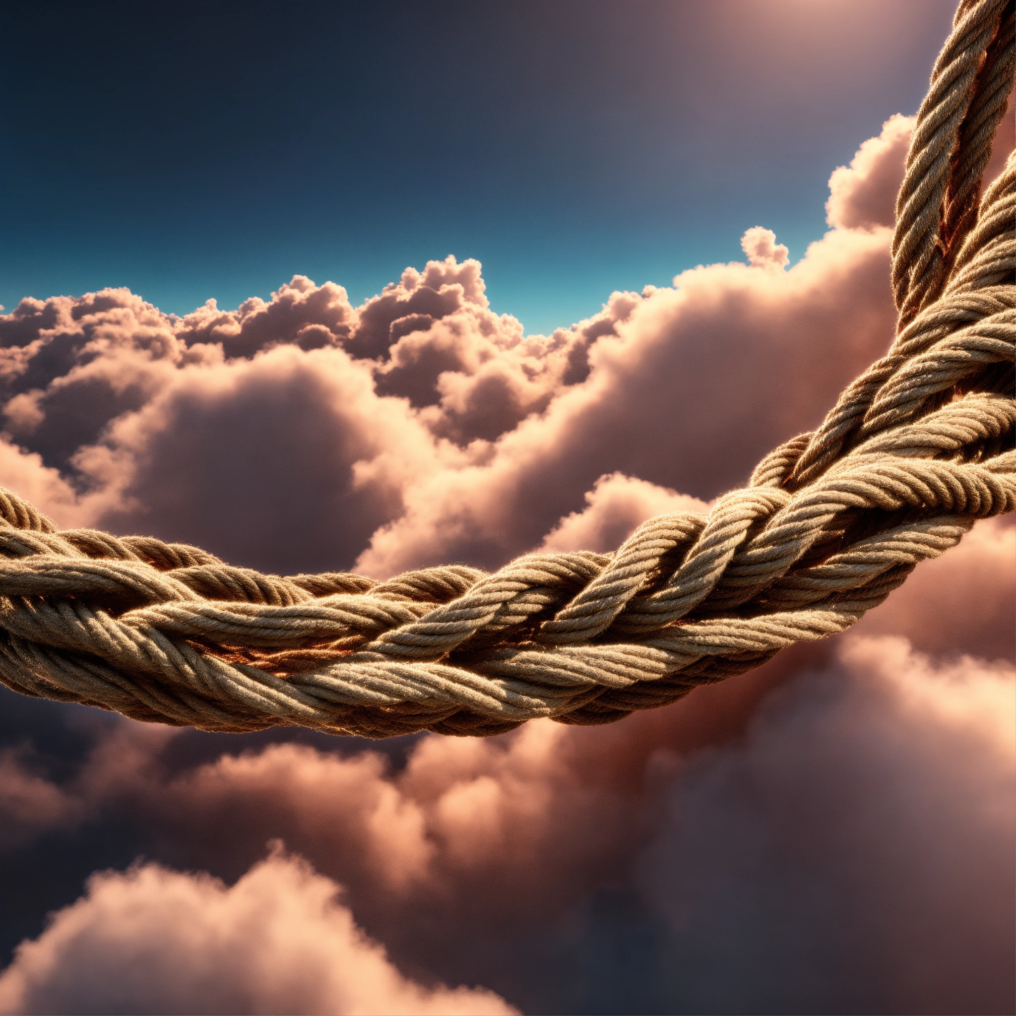 Lexica - Rope growing to sky , 3D render, sorf color, lighting, fullcolor