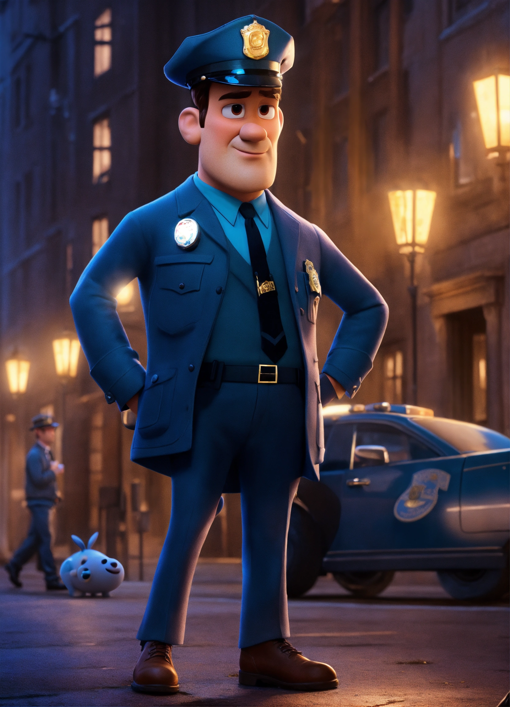 Lexica - Detective ex-cop pixar stile
