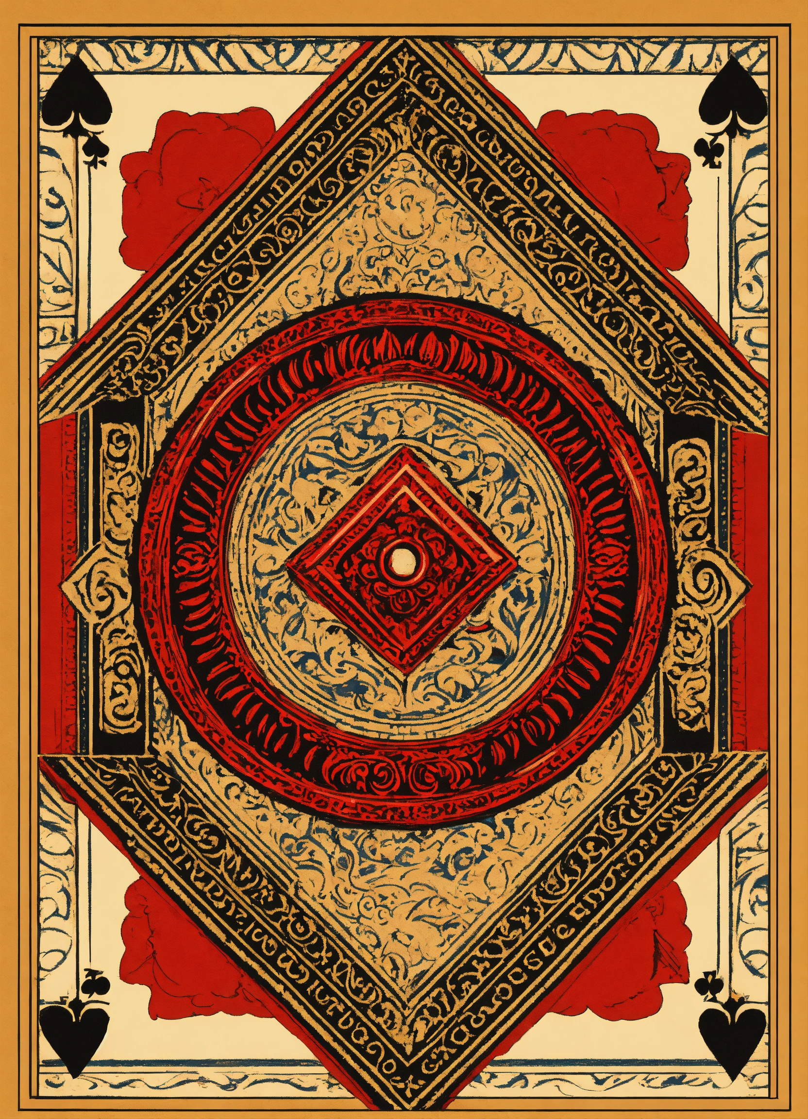 Lexica - Back of traditional playing cards