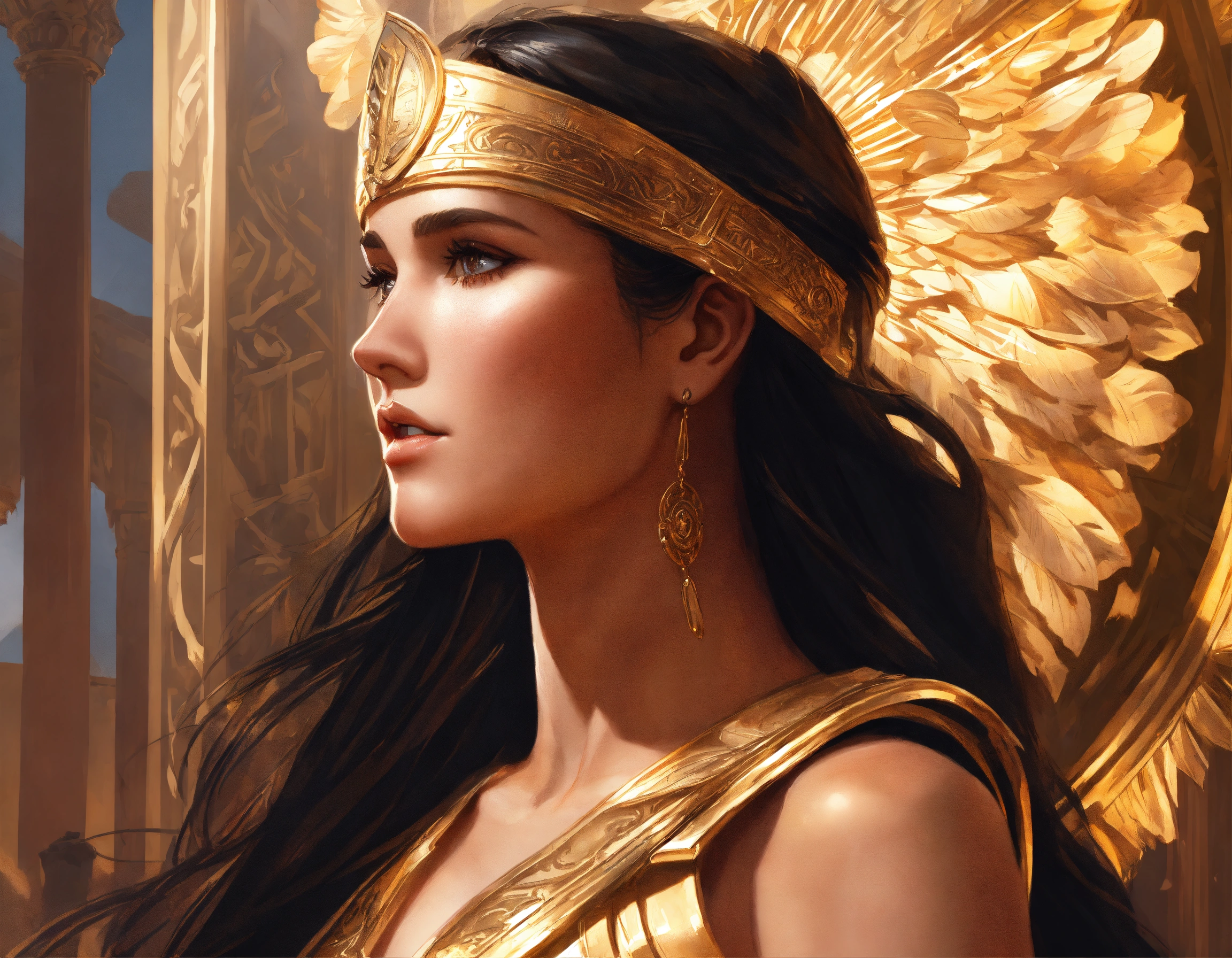 Lexica - Ultra realistic illustration, Jennifer Connelly as goddess ...