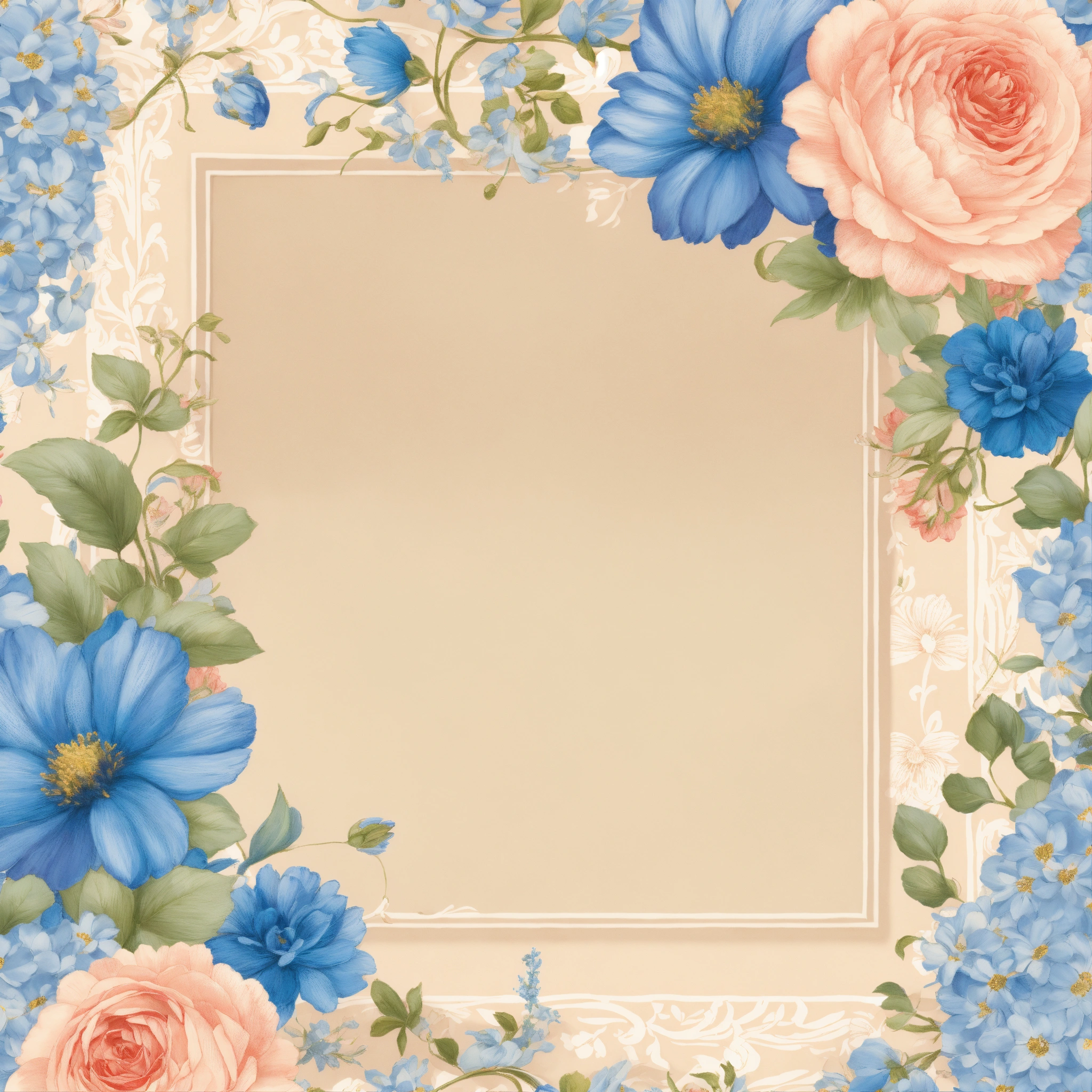 Lexica - Imagine a seamless pattern with a pretty scroll design and ...