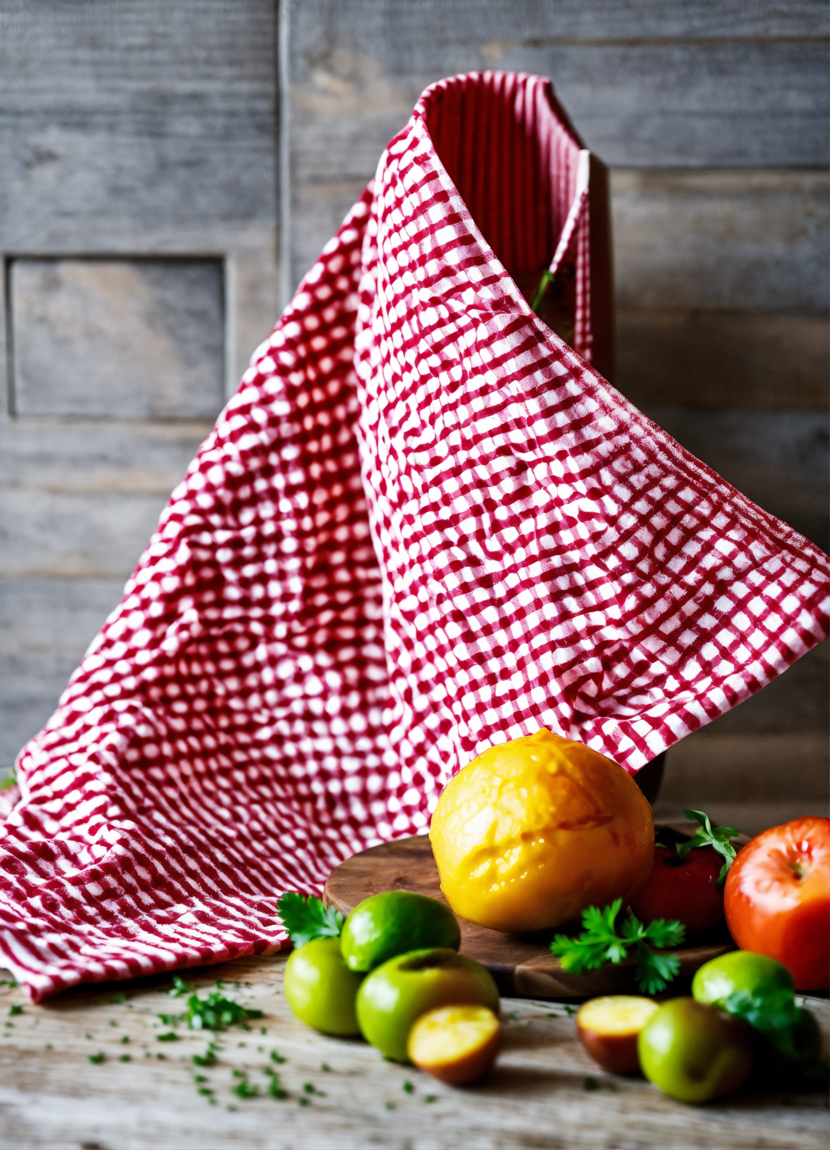 Lexica - Torchon de cuisine a carreaux rose