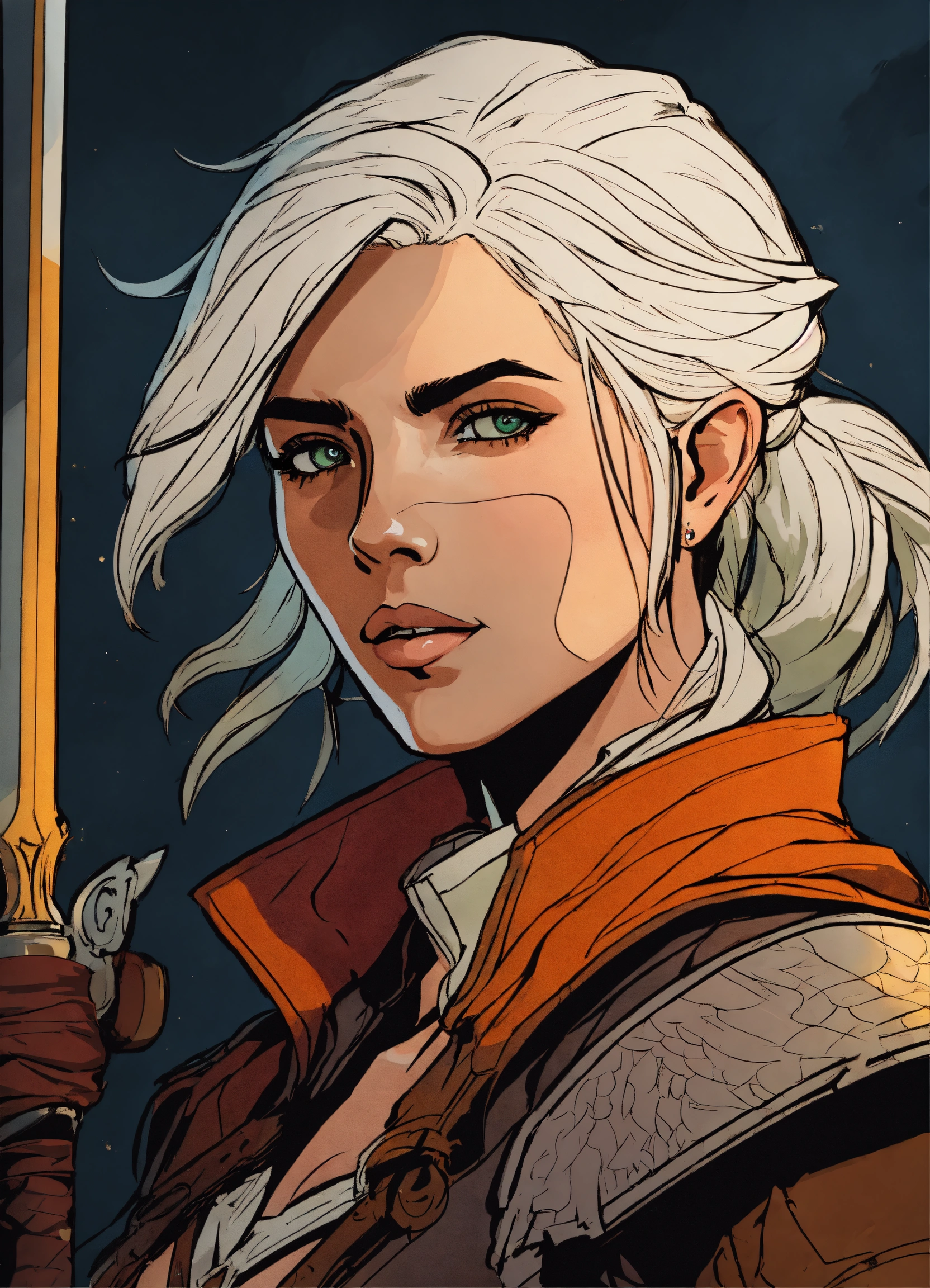 Lexica - Midshot, cel-shading style, centered image, ultra detailed ...