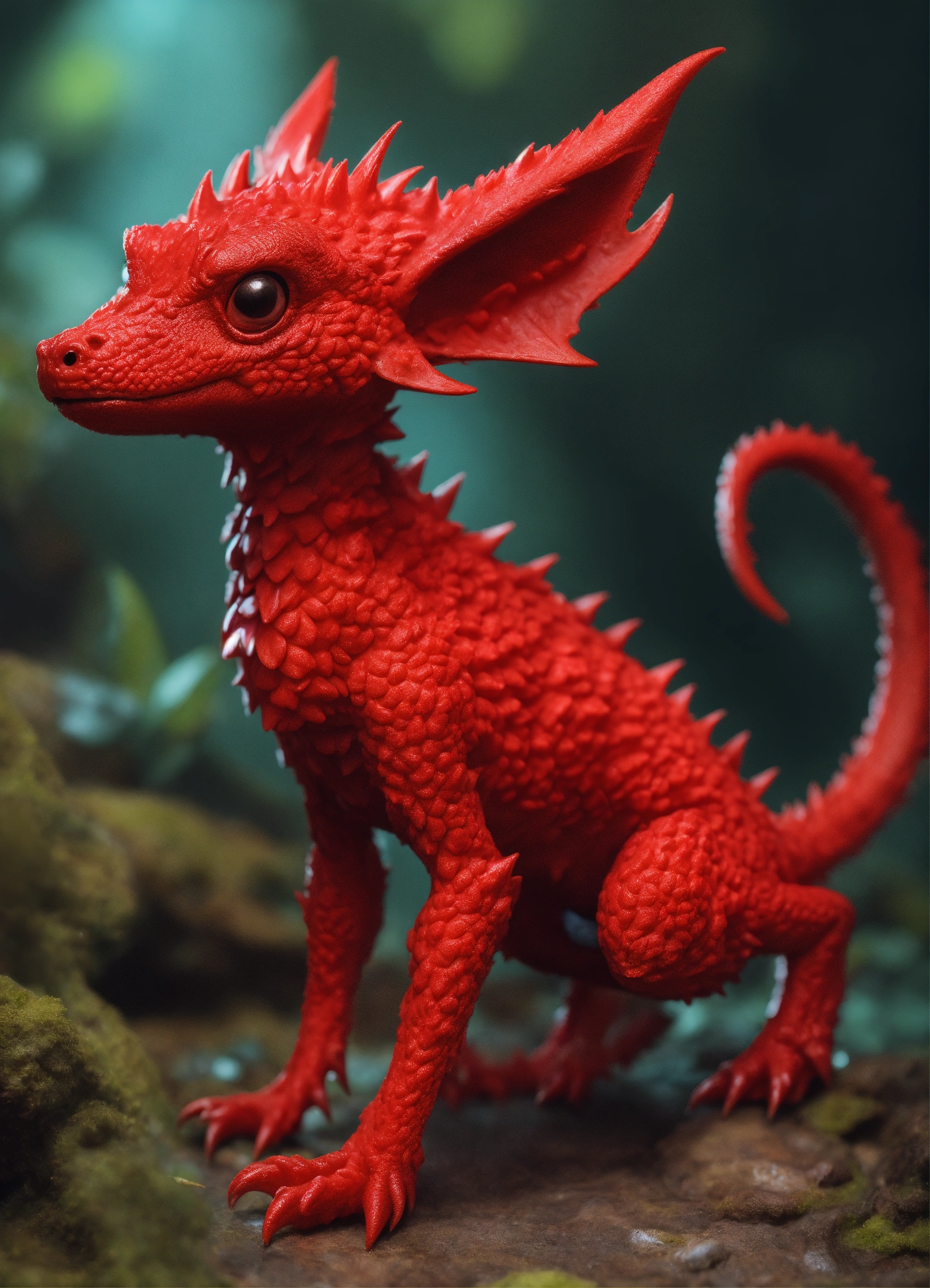 Lexica - Creature a tiny red Kobold