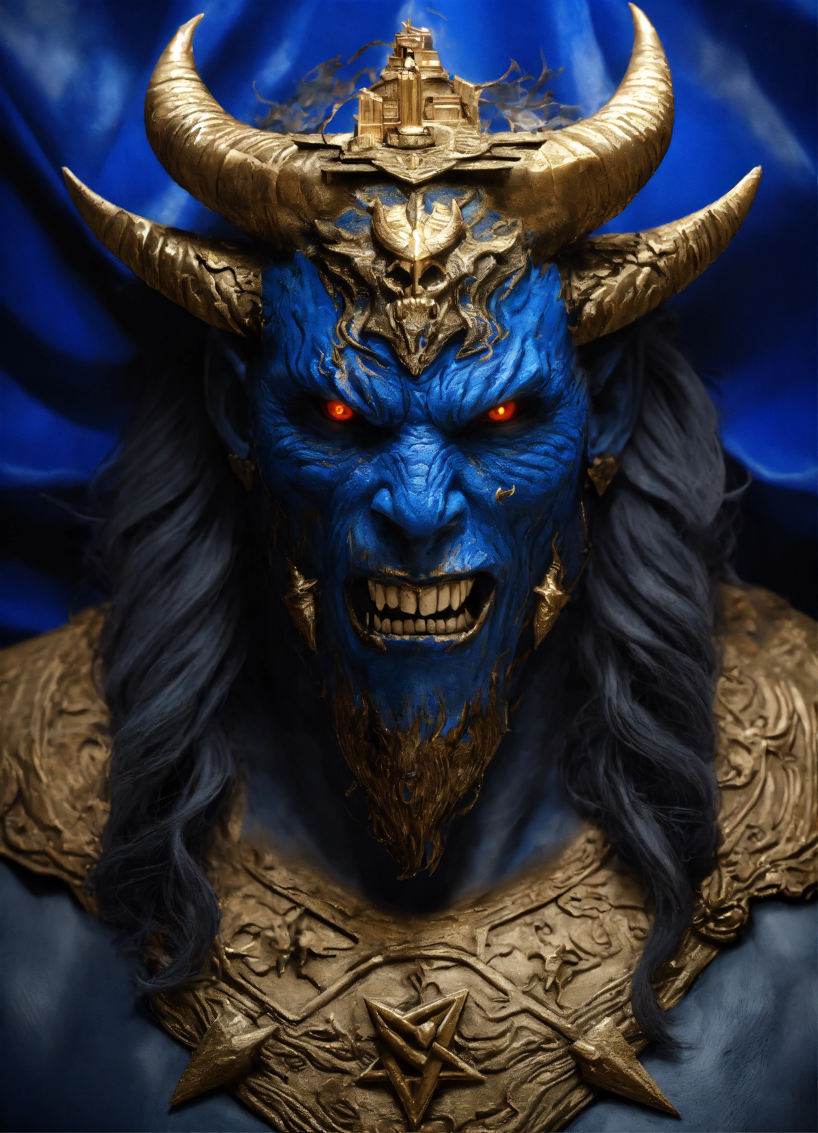 Lexica - Evil demonic Israel demon with an Israeli flag beast with an ...