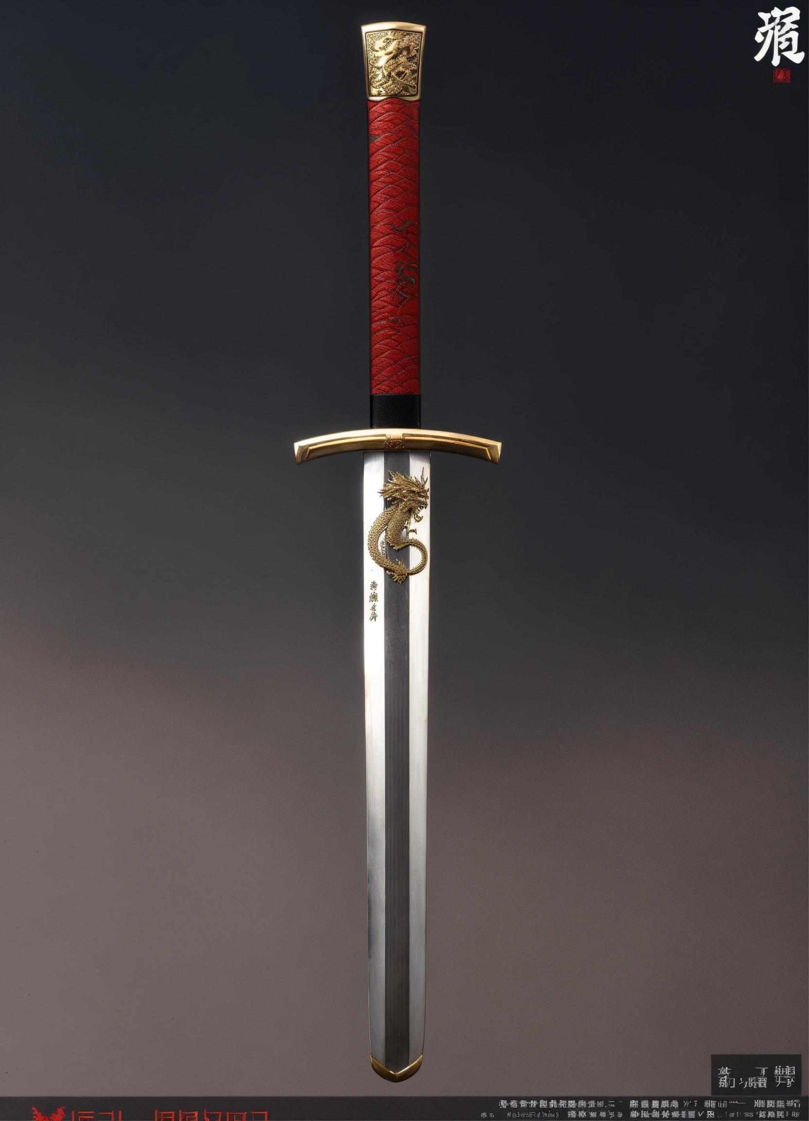 Lexica - Meiji period katana, Ford Hallam Style, dragon motif ...