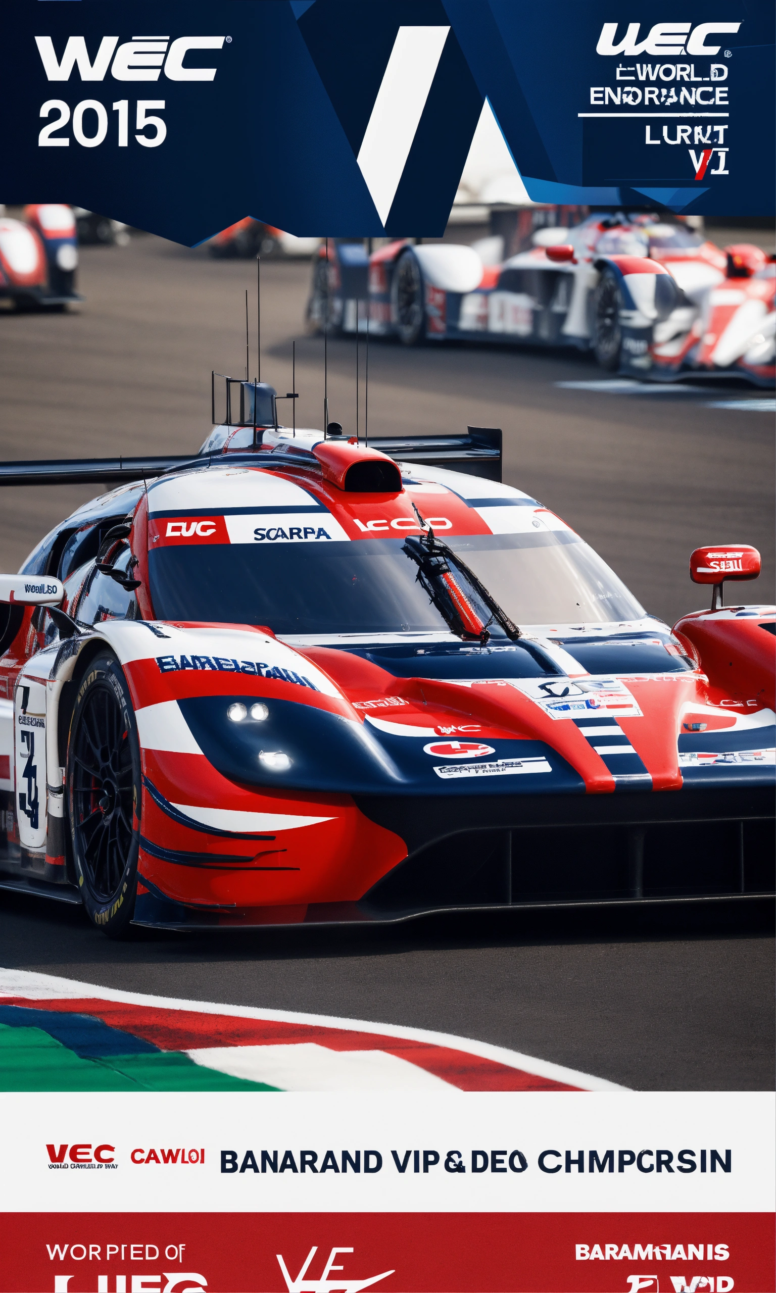 Lexica - WEC World endurance championship card VIP ID pass, red white ...