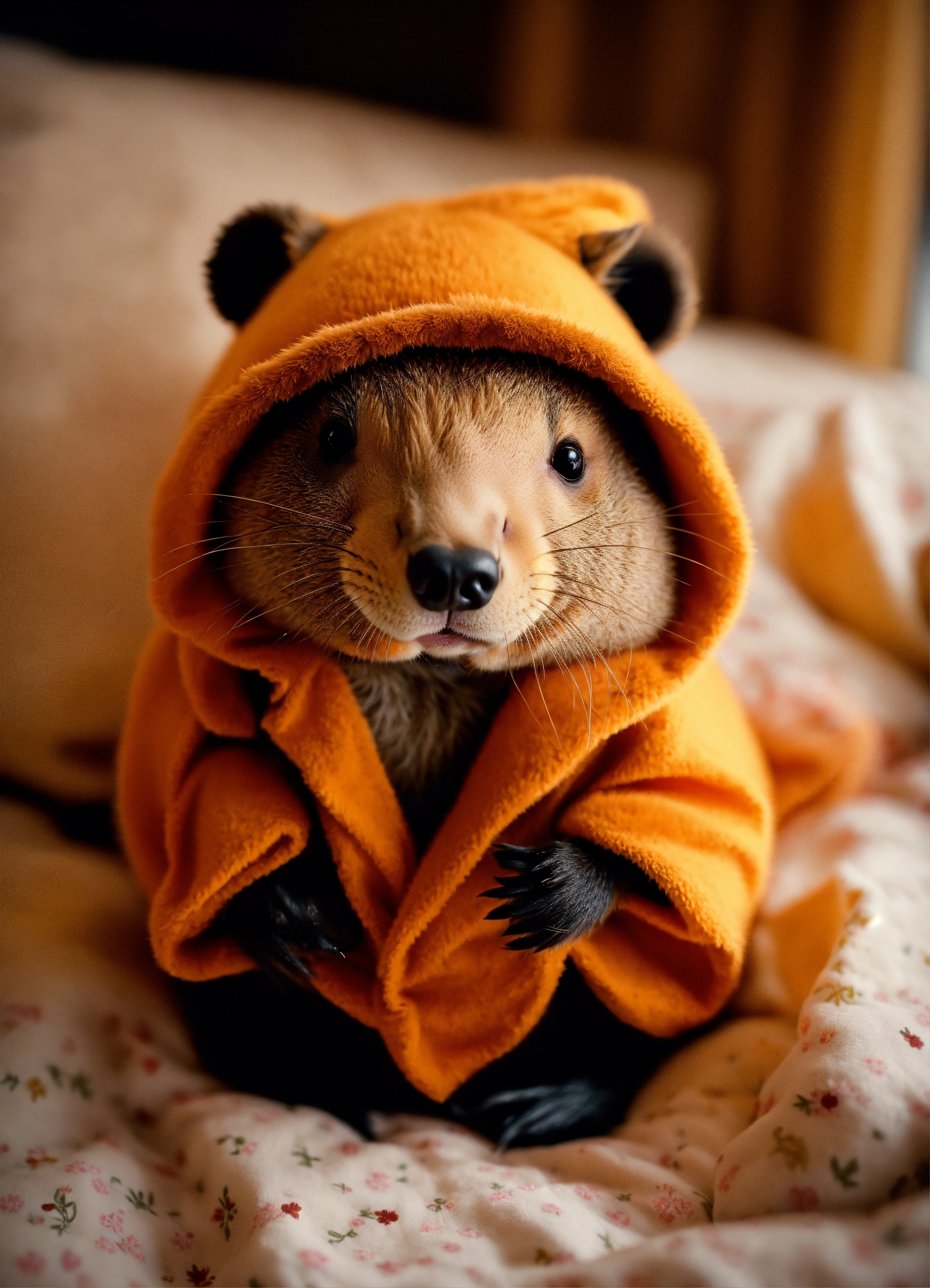 Lexica - Adorable baby beaver, fluffy, very cute, chubby, fat, with ...