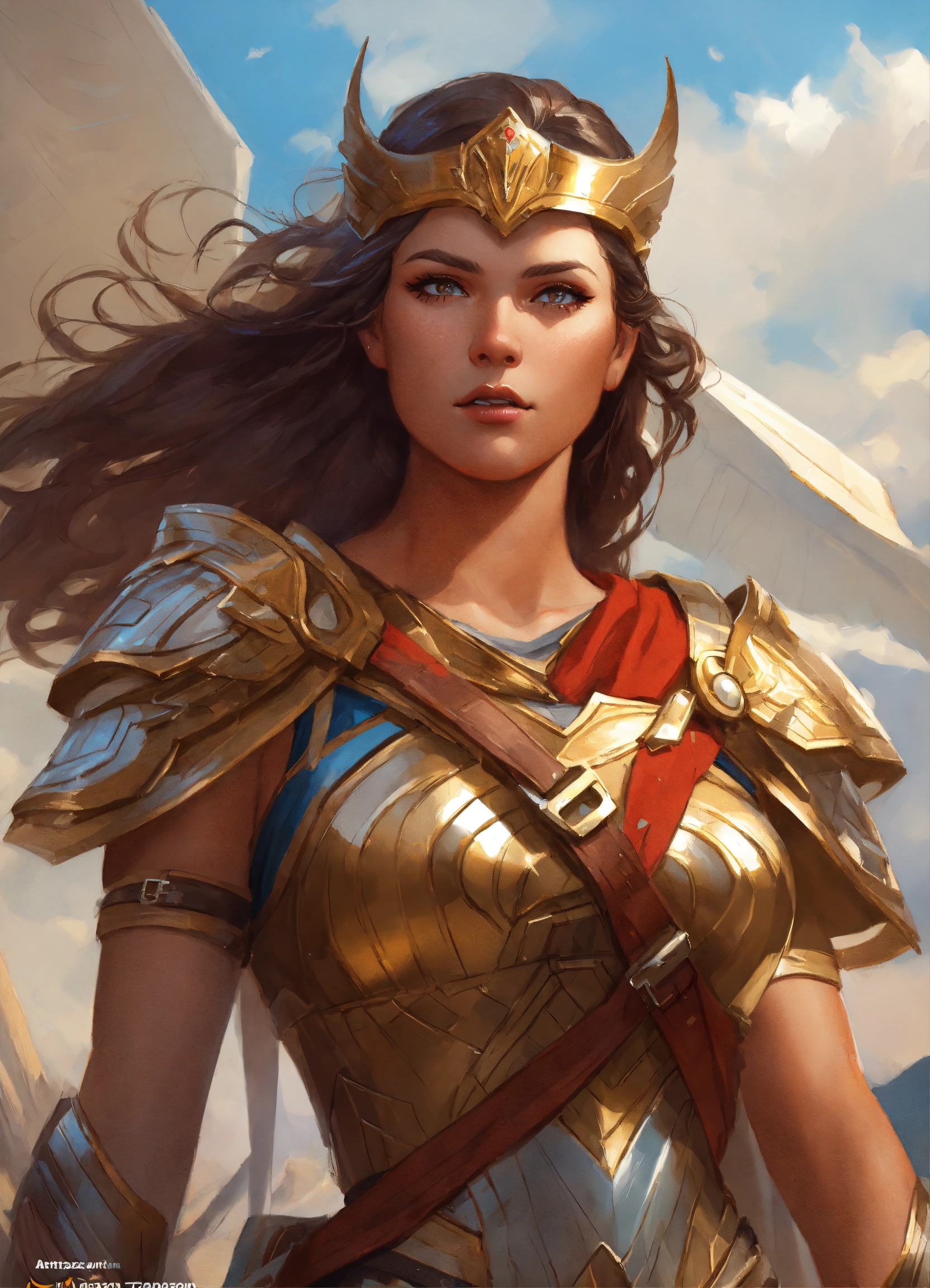 Lexica - Amazon valkyrie athena, d & d, fantasy, portrait, highly ...