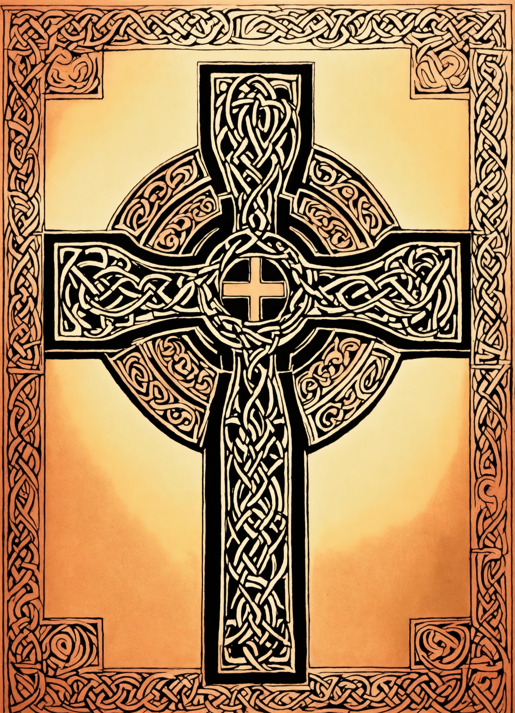 Lexica - An ancient celtic cross drawing