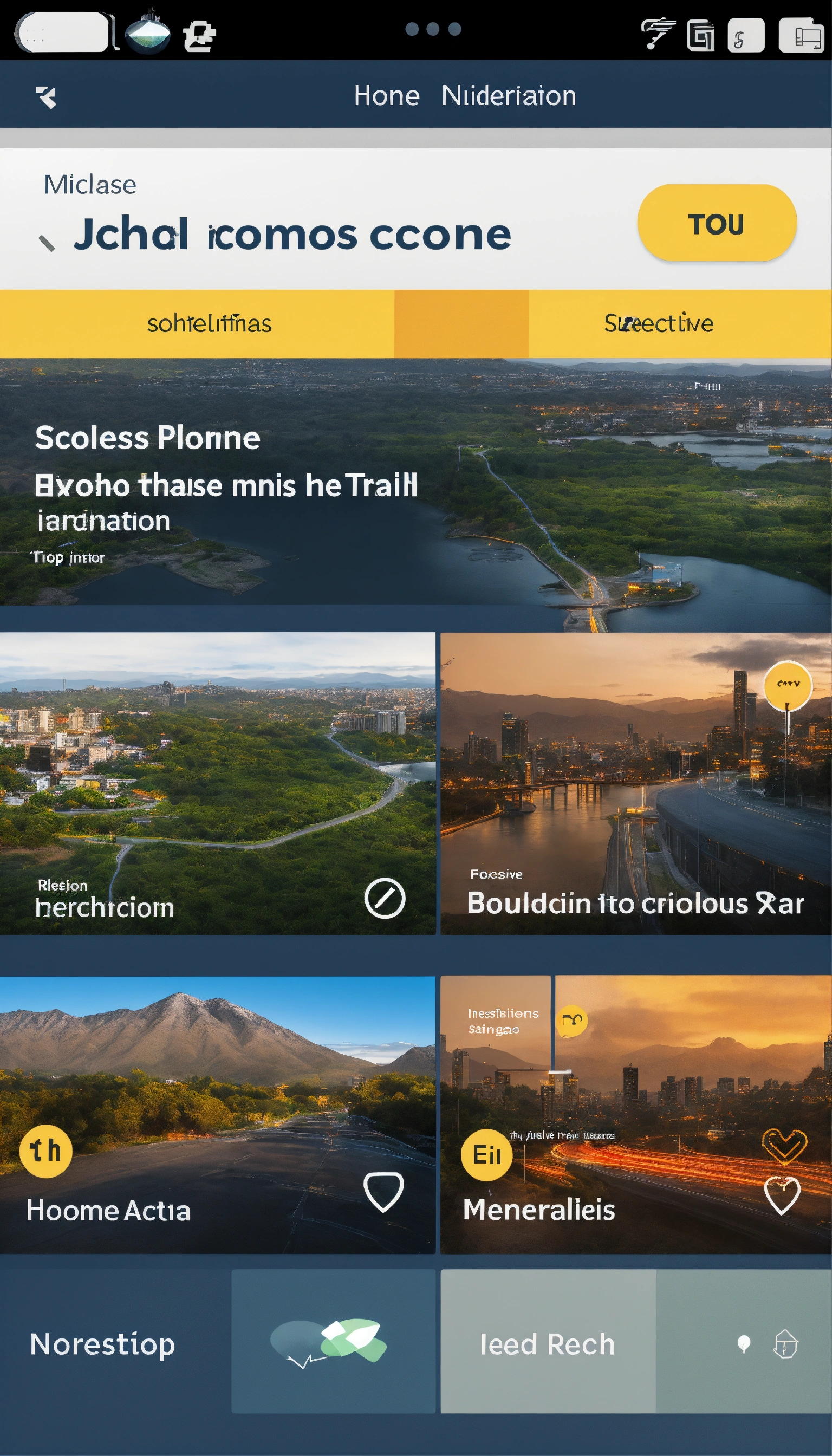 Lexica - An iphone app interface Top Right Corner A small magnifying glass icon (search button ...