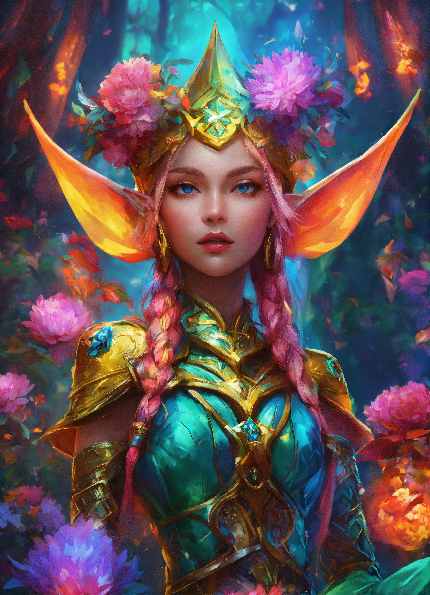 Lexica - Elves, hyper resolution colorful cool