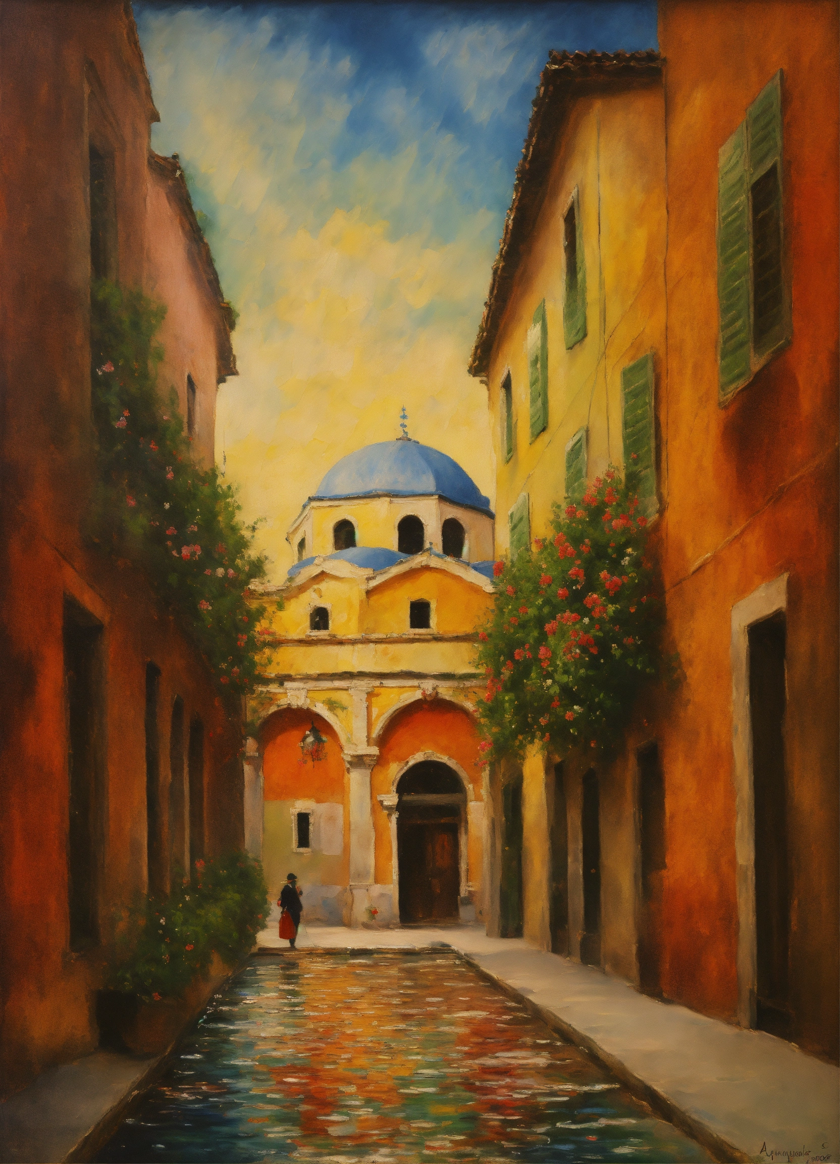 Lexica - Create a painting with lykourgos angelopoulos in style of monet