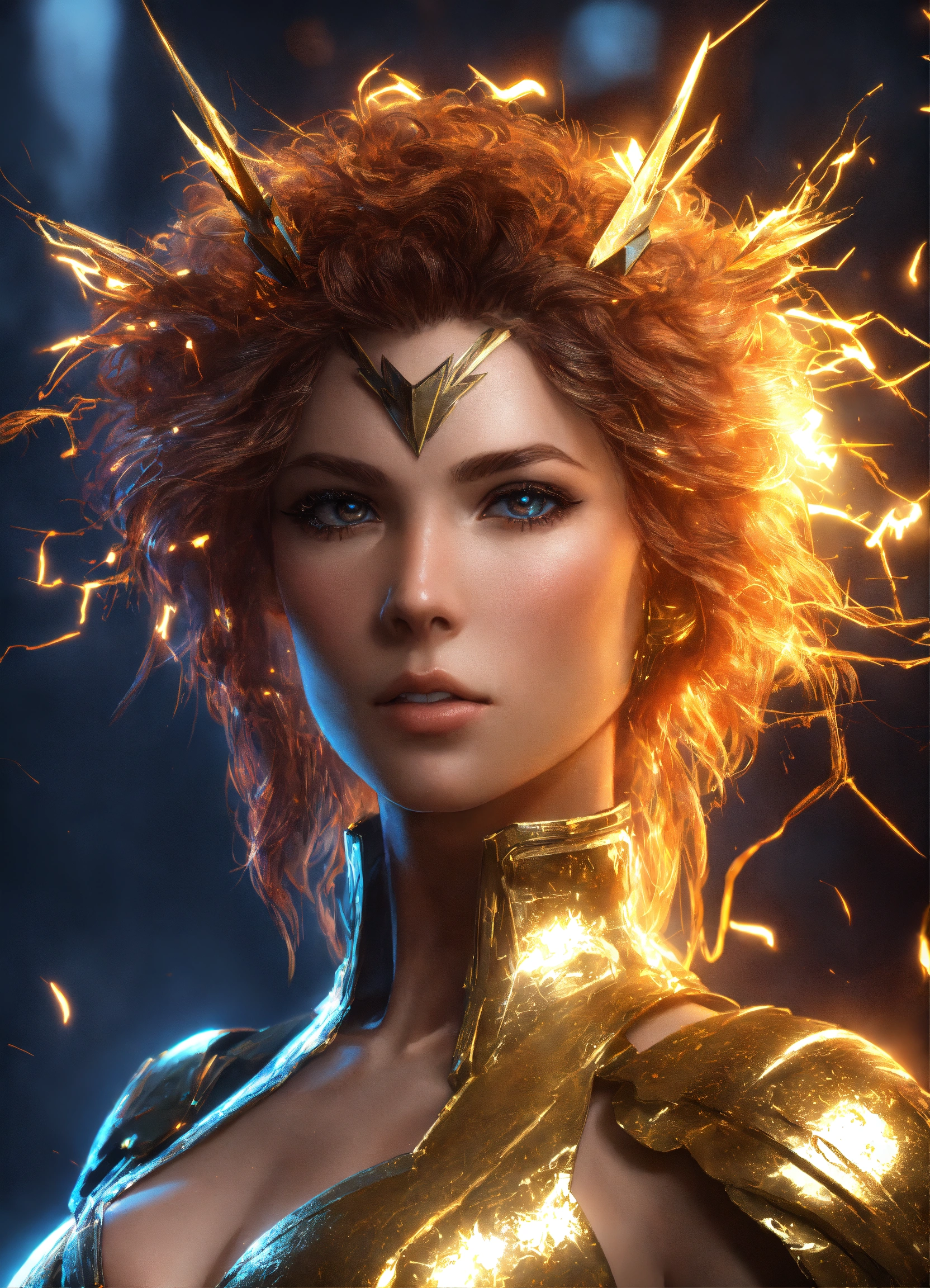 Lexica - "legendary lightning goddess", bolts, sparks, electricity, big ...