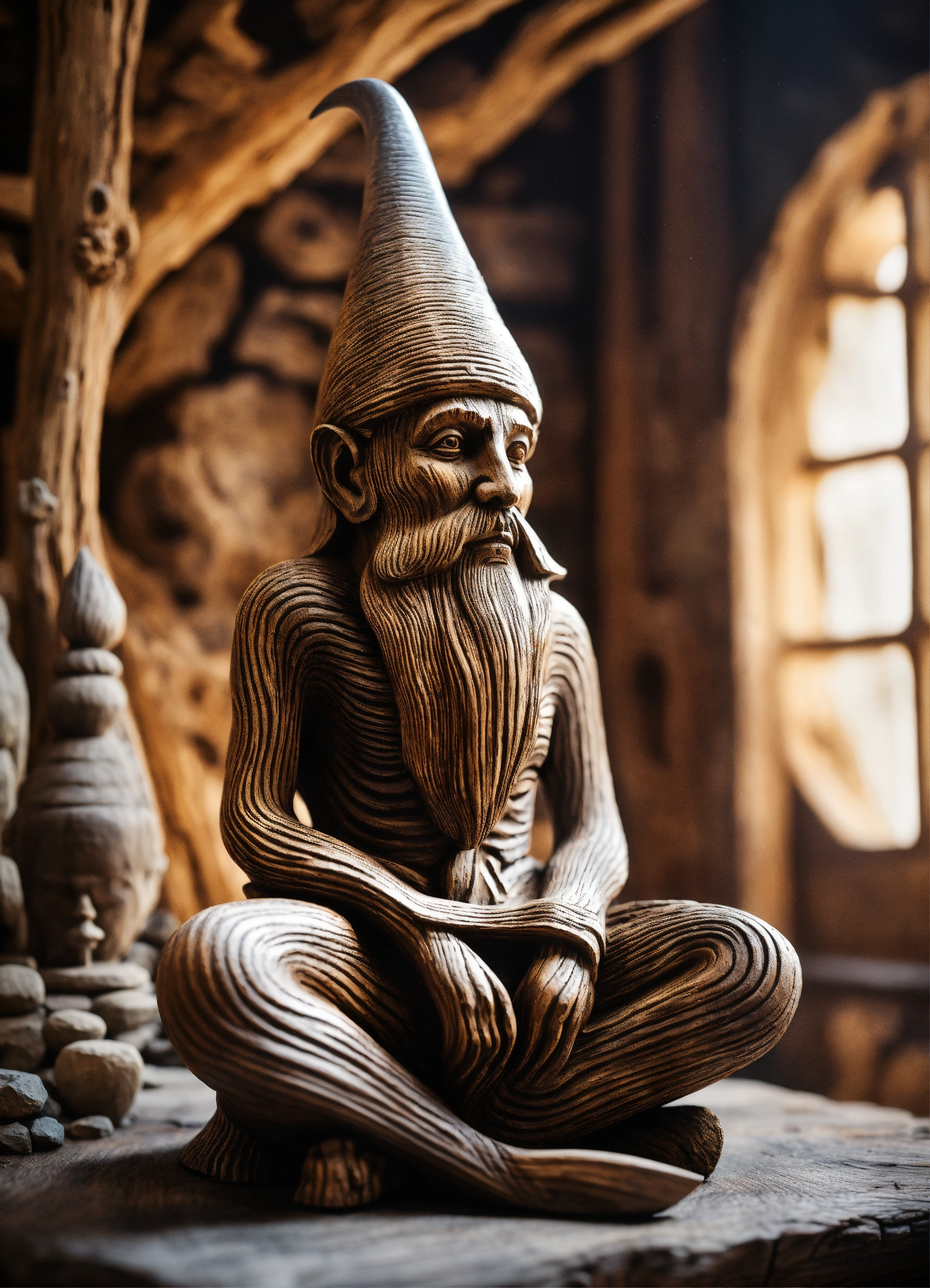 Lexica - An ancient style spiritual gnome meditative home interior ...