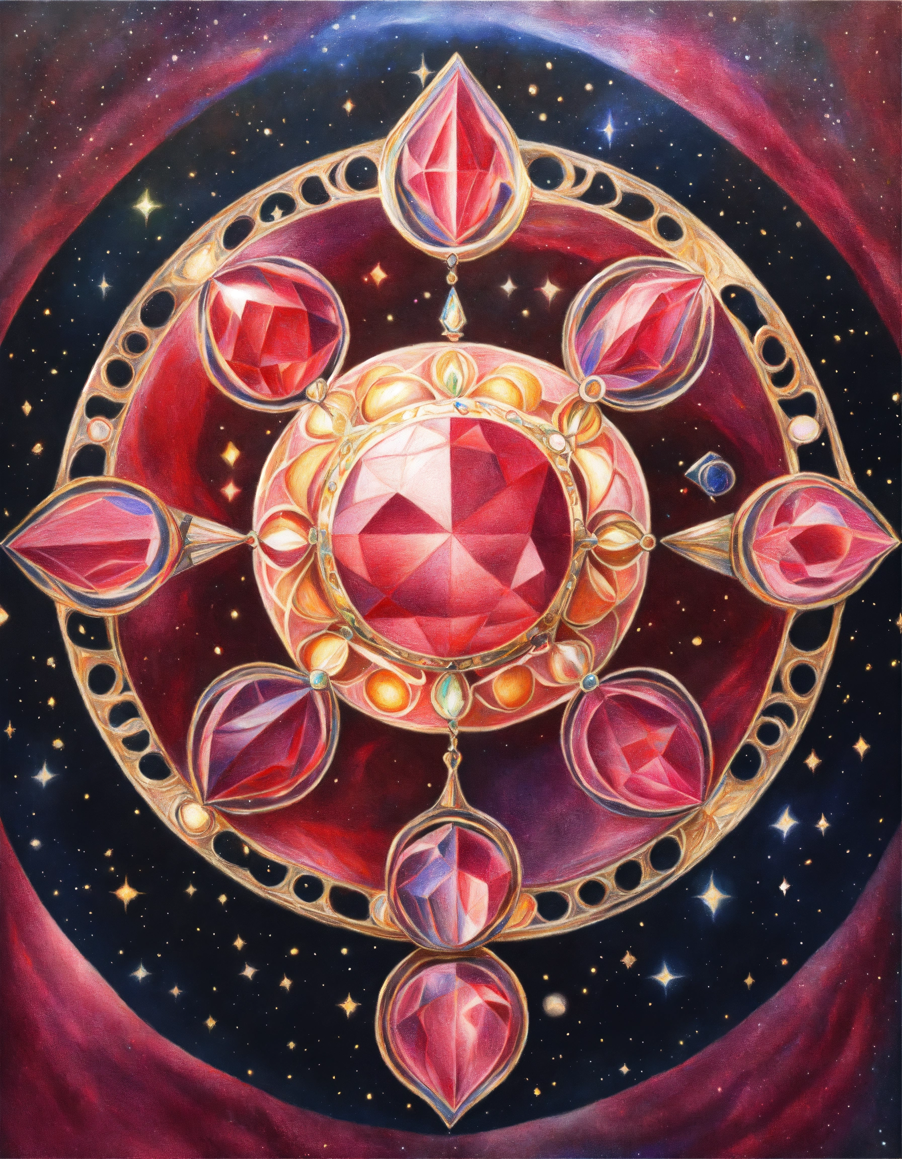 Lexica - Colored pencil drawing of a beautiful magical, etheric ...