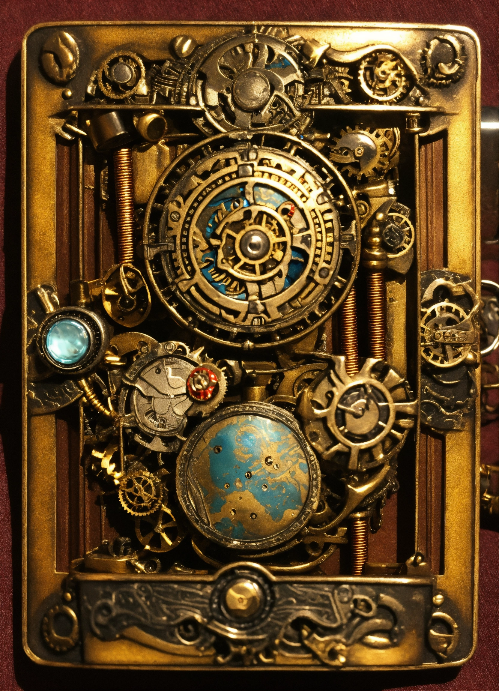 Lexica - Steampunk belt buckles