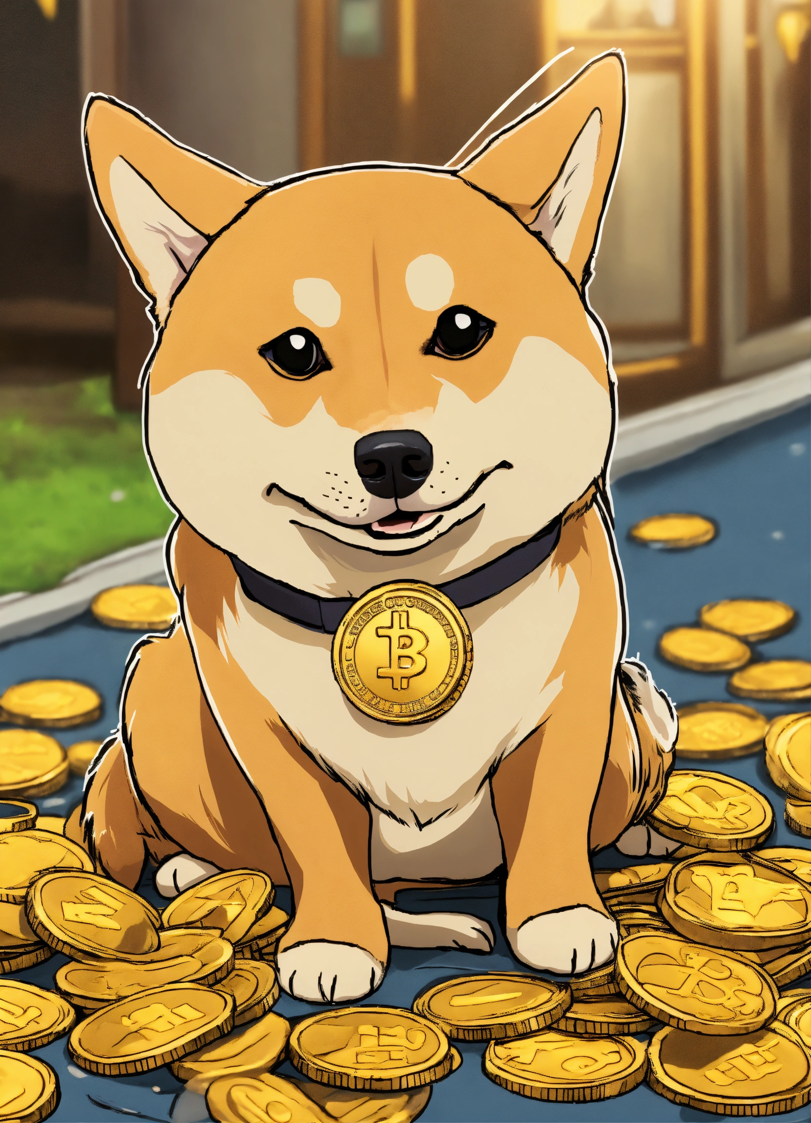 Lexica - Doge meme, dog, meme, doge, shiba inu, cartoon, doge coin