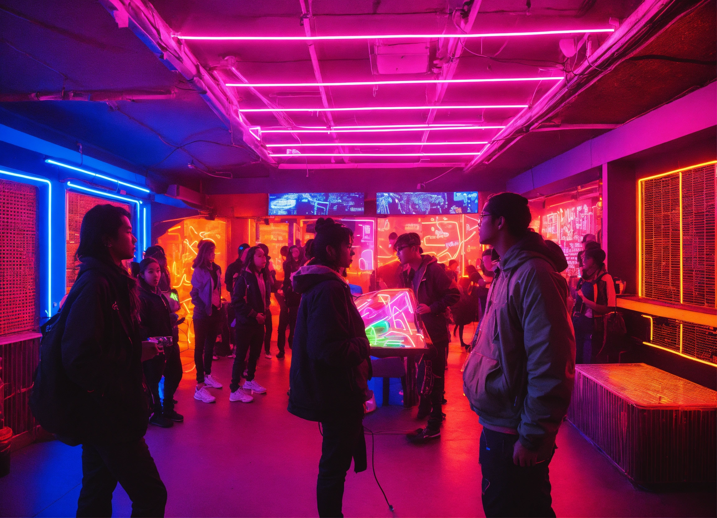 Lexica - A person speaking another language to a group of people in an ...