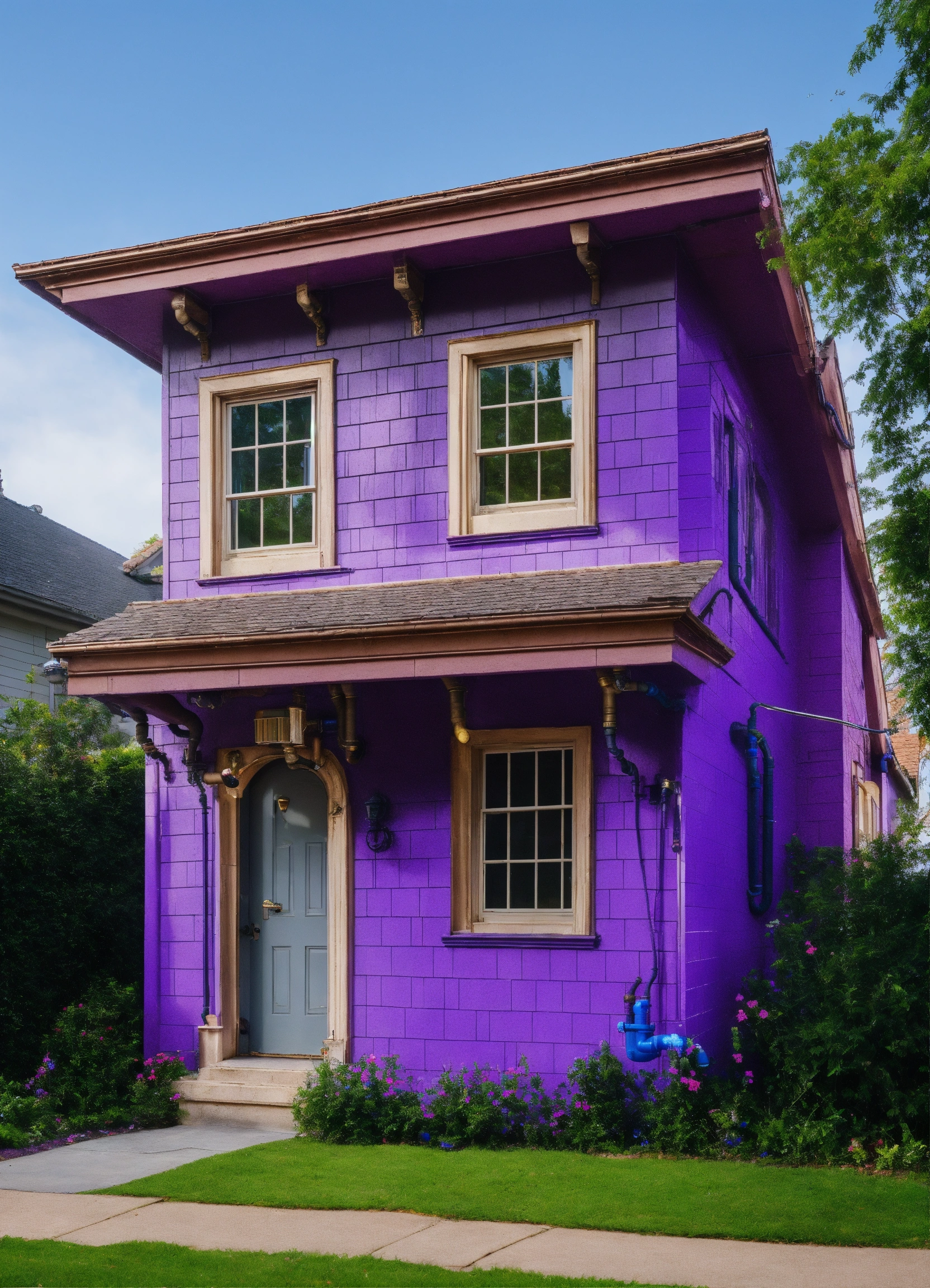 Lexica - Purple color plumber repipe pipe house