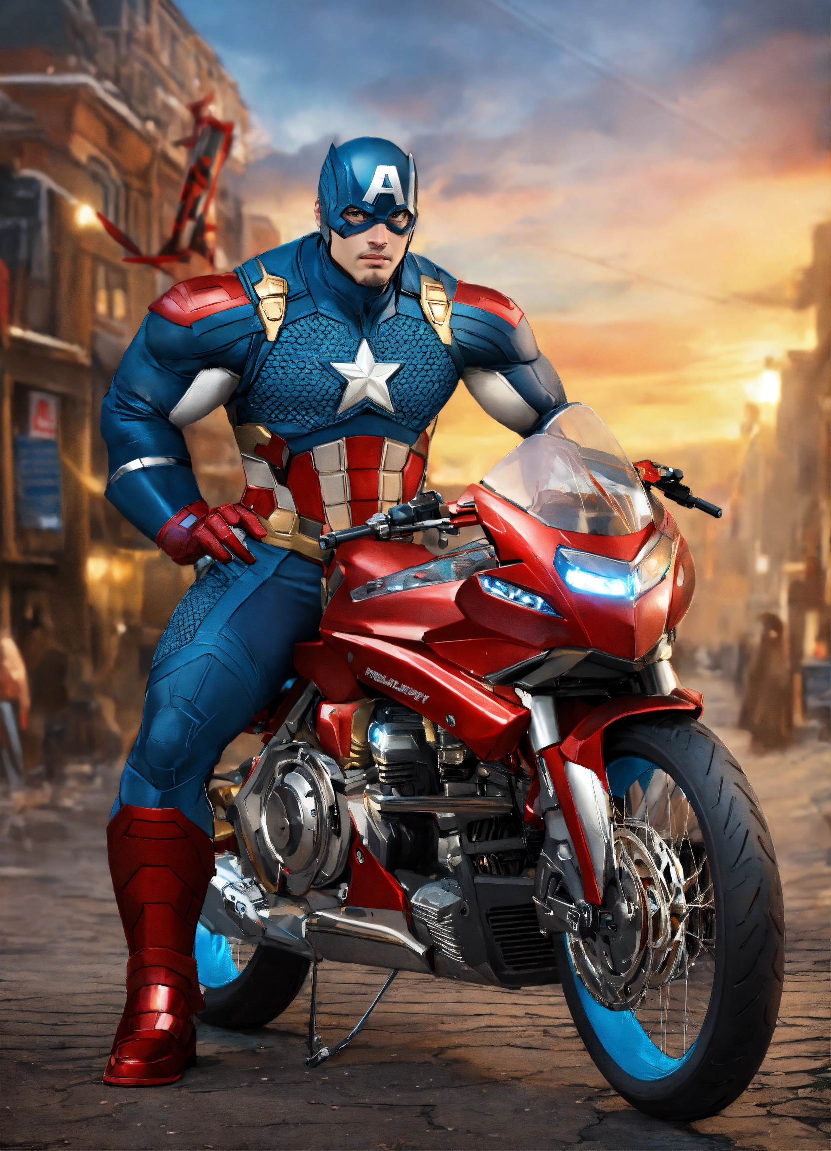 Lexica - Marvel Avengers convert into bike