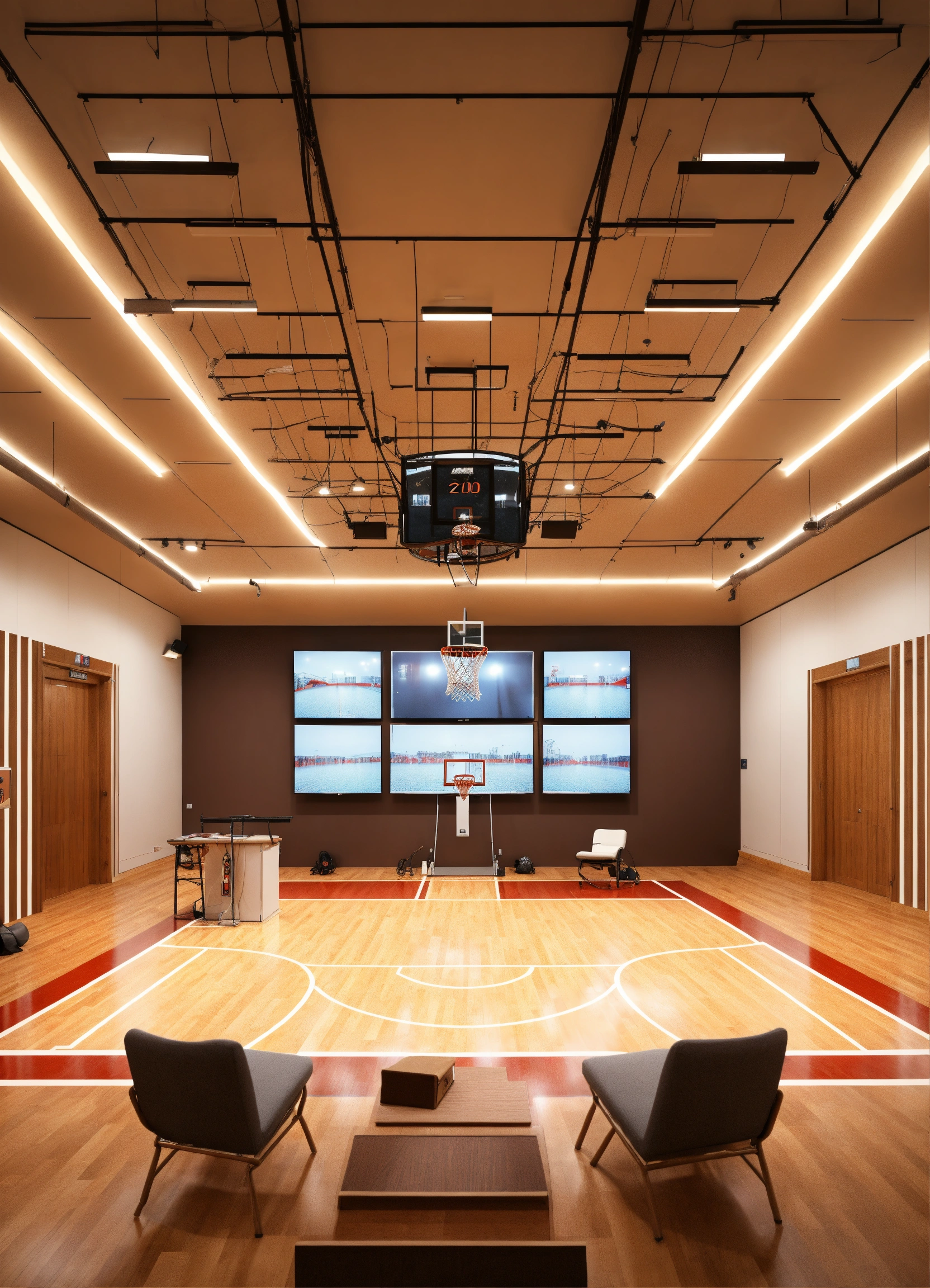 Lexica - A realistic picture of a briefing and media room for ...