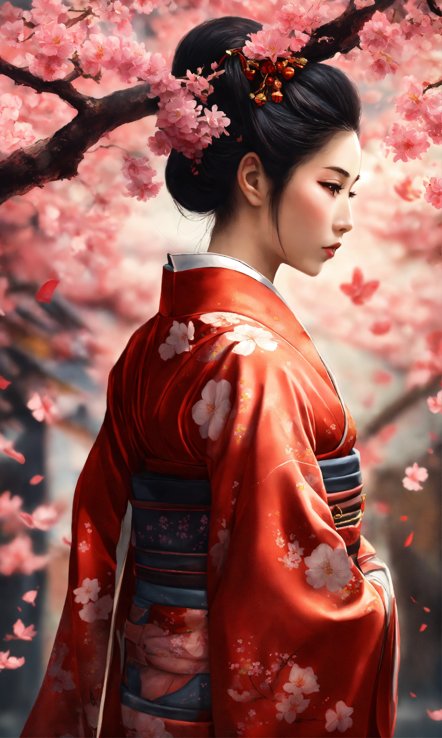 Lexica - Digital art, by IrinaKapi. Geisha, ultra-detailed, best ...