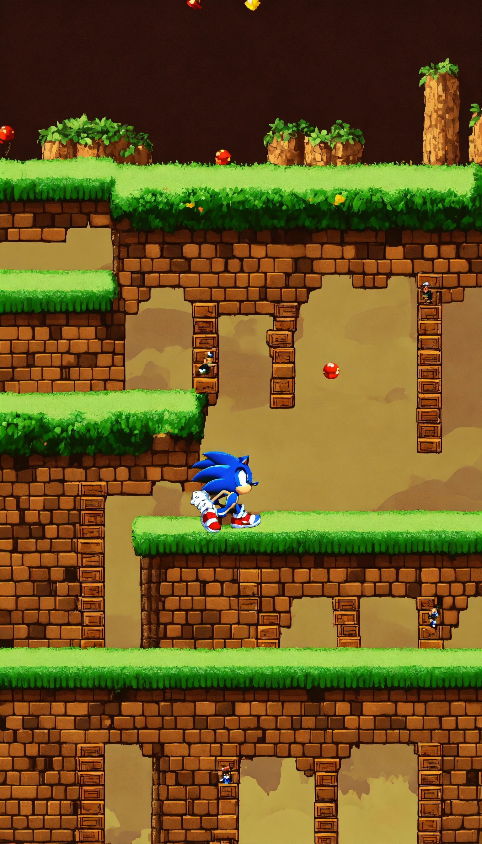 Lexica - Side-scrolling Sonic style platform game