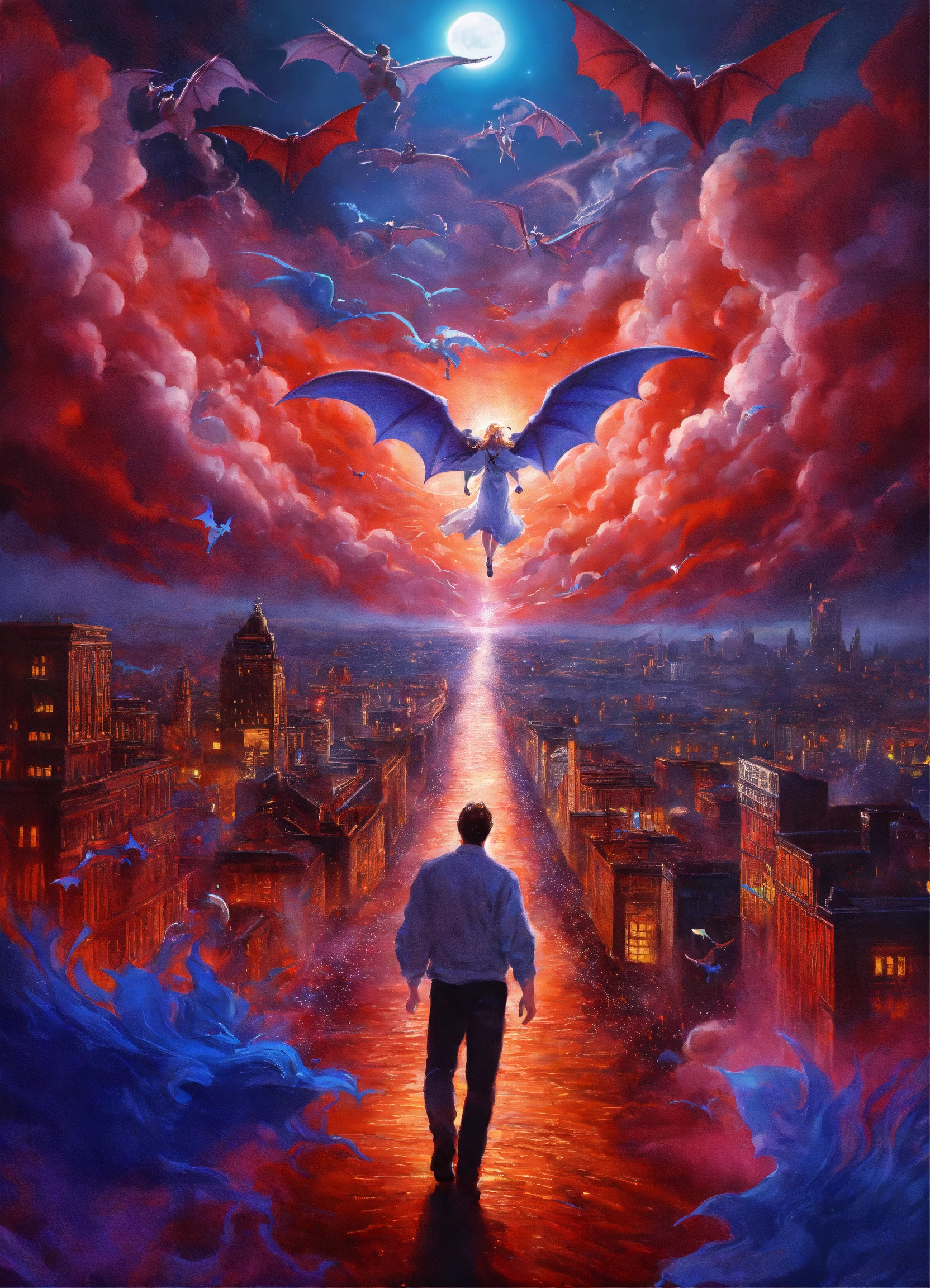 Lexica - ALL GLASSBLOWING superrealism STYLE CITY beautiful white ...