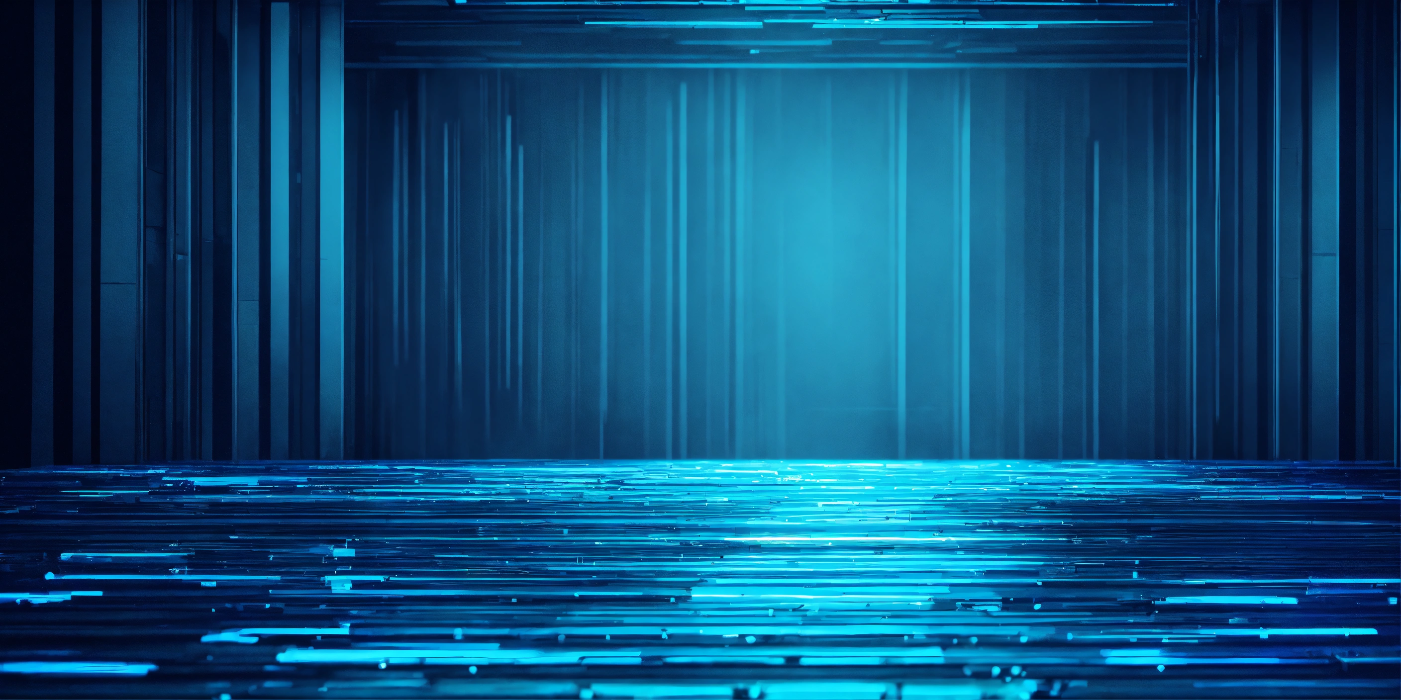 Lexica - Awesome horizontal blue portfolio background