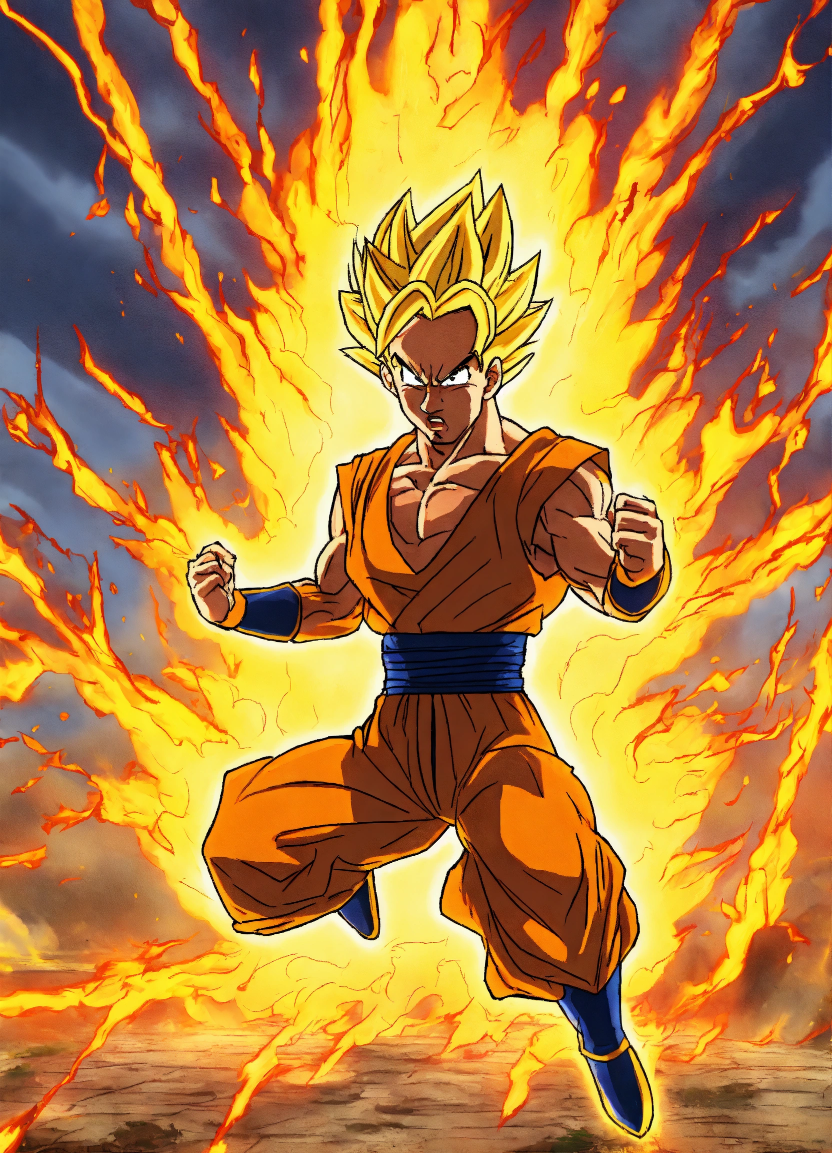 Lexica - Jerry Seinfeld going Super Saiyan
