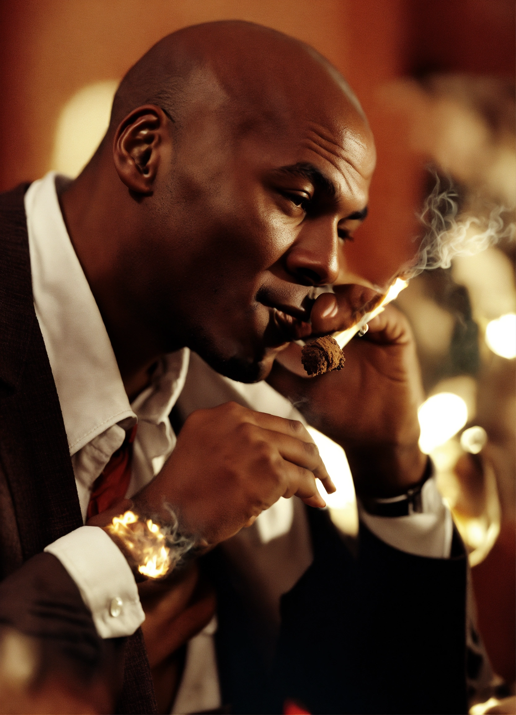 Lexica - Michael Jordan smoking cigar