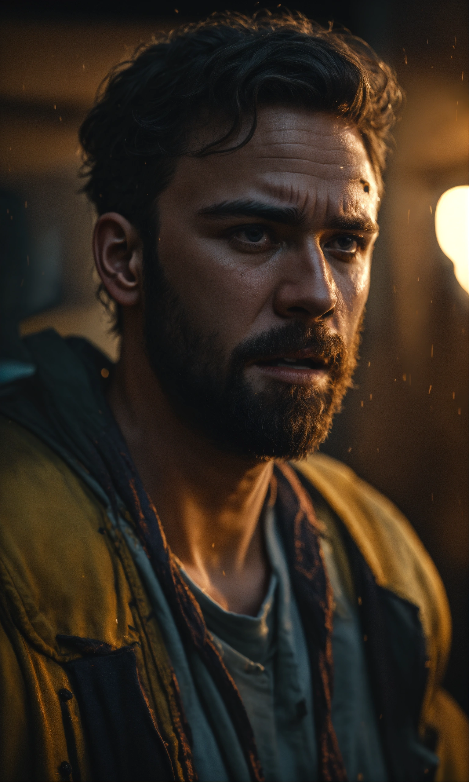 Lexica - Cinematic photo devastated man, realistic details, ultra 8k