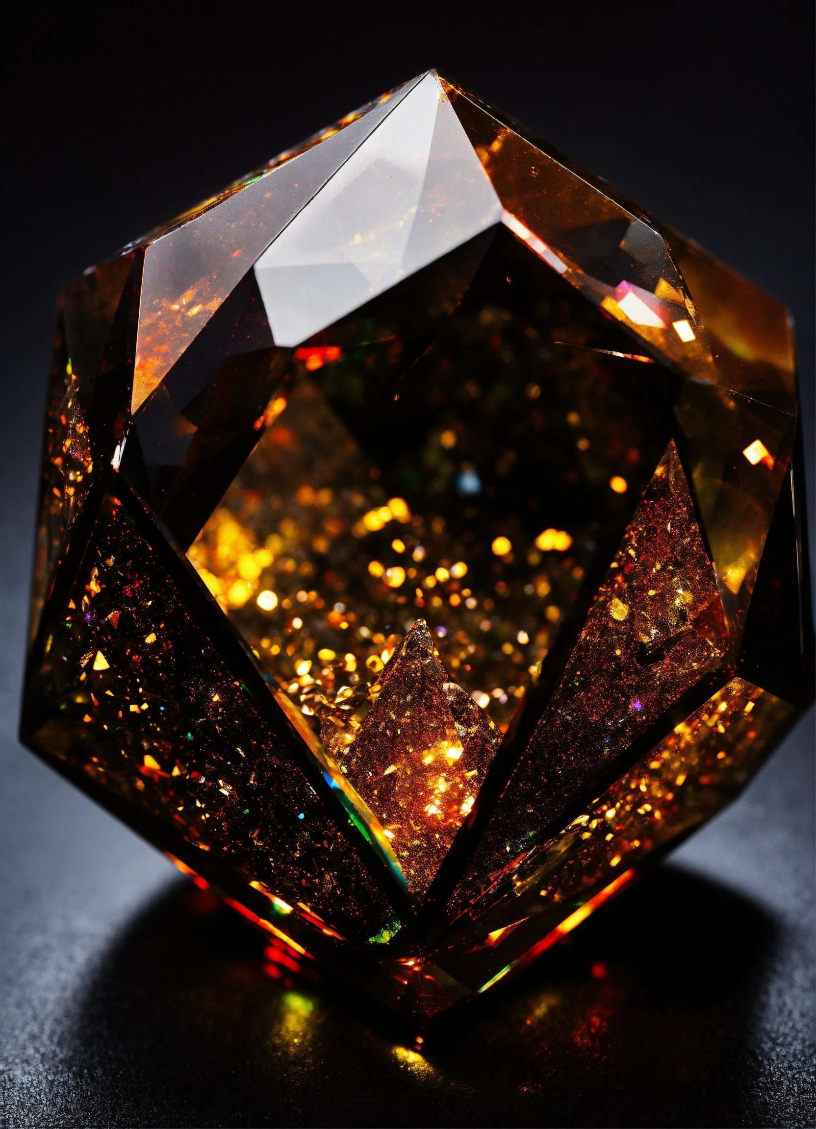 Lexica - Black magic crystal that has little white dots in it