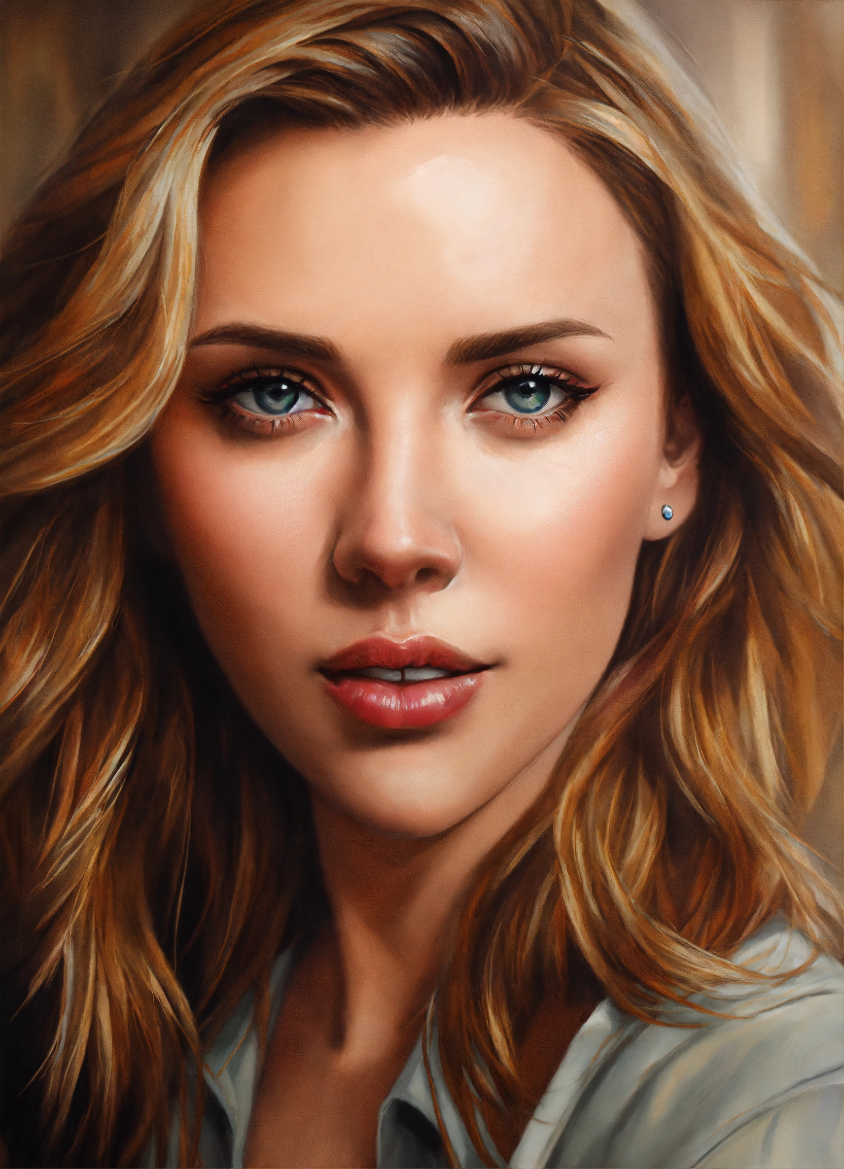 Lexica Scarlett Johansson Portrait Face Realistic