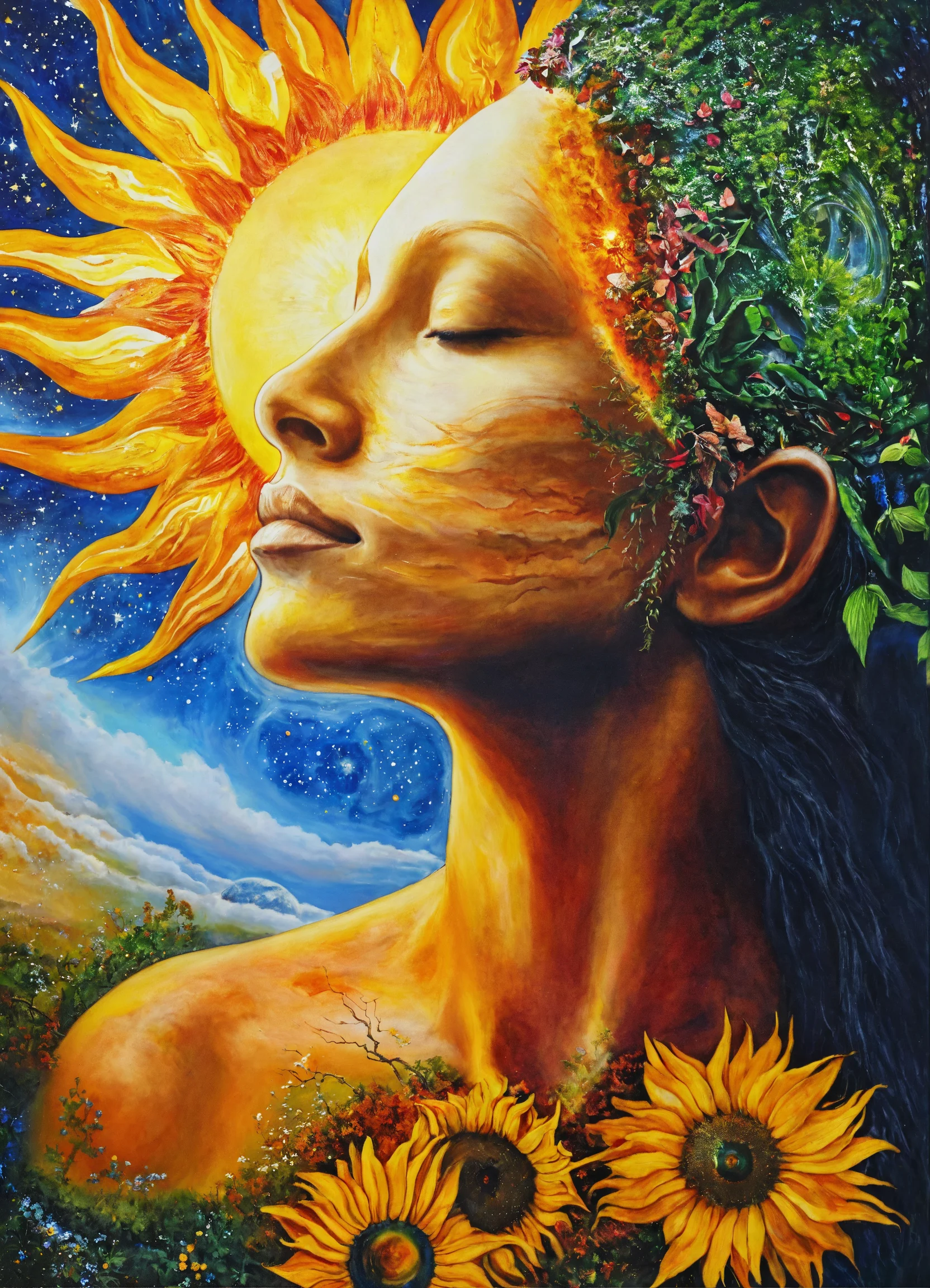Lexica - THE BEAUTY OF MOTHER NATURE GAIA SUN UNIVERSAL LAW
